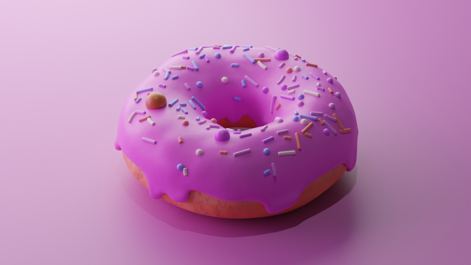 ArtStation - Pinky donut