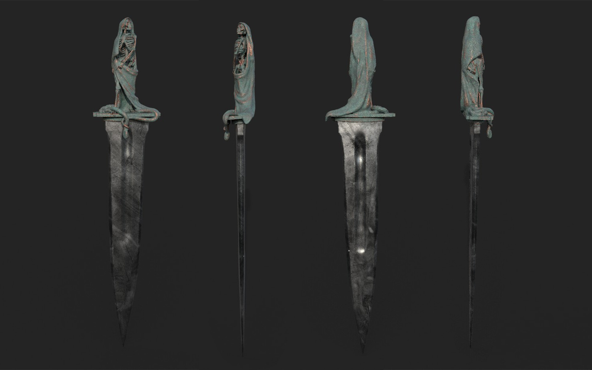 ArtStation - Ceremonial Skeleton Dagger