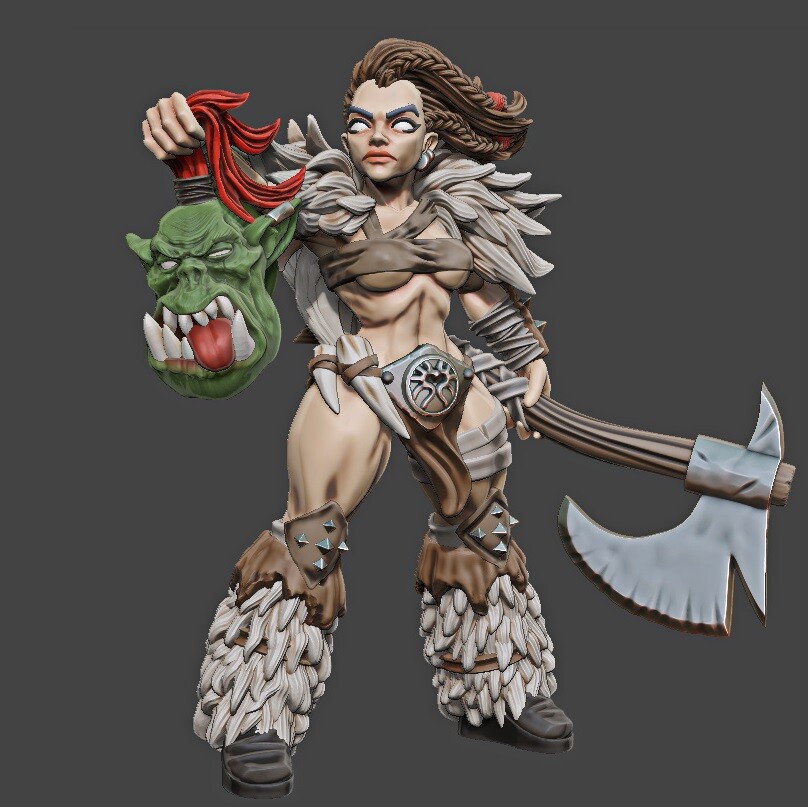 ArtStation - Ork hunter