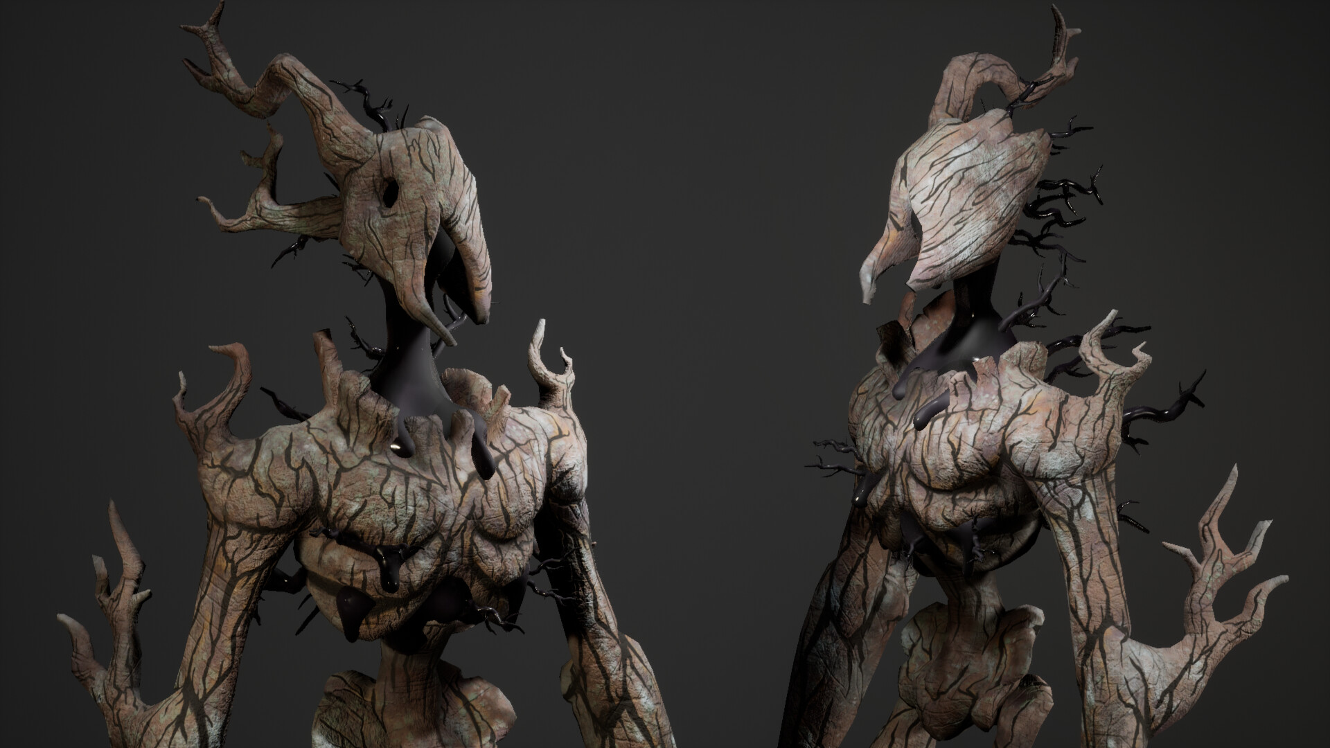 Gabrielle Benninghoff - Hidebehind: Stylized Tree Monster