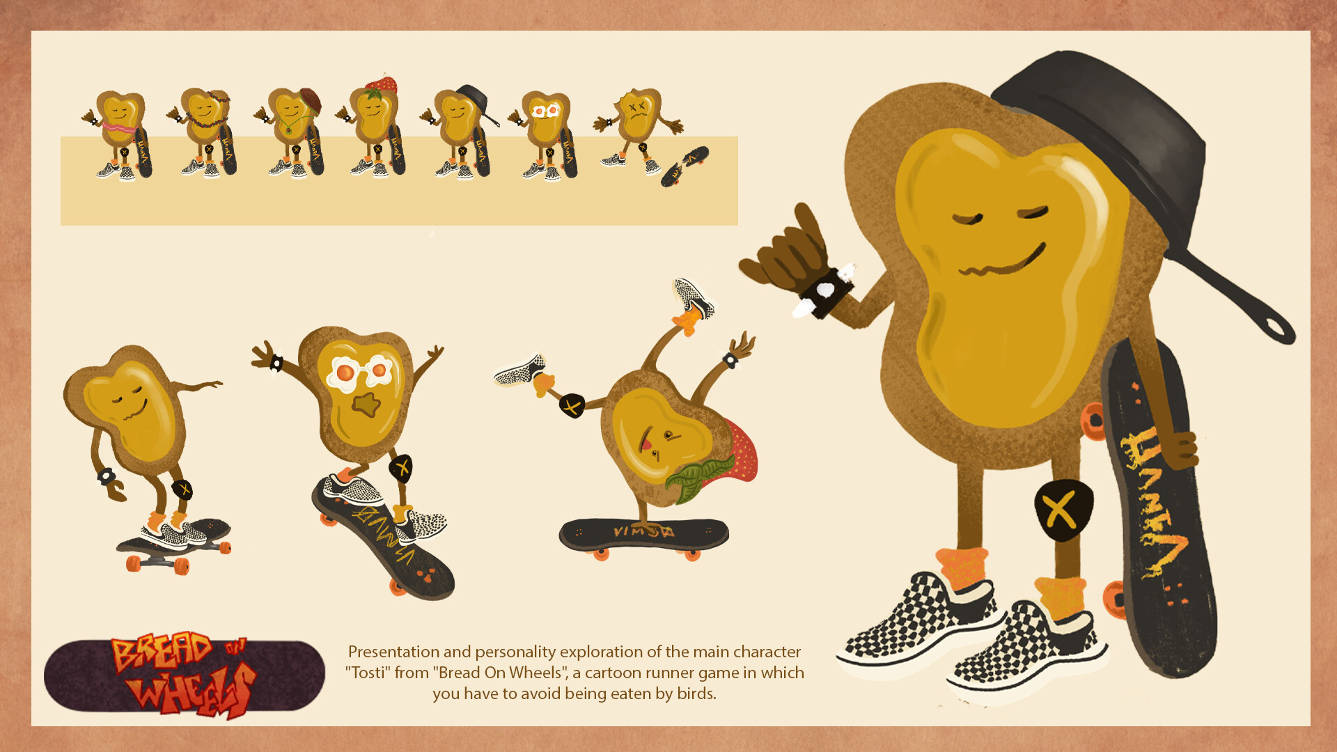 maida (maider echave) - Bread On Wheels_ character design