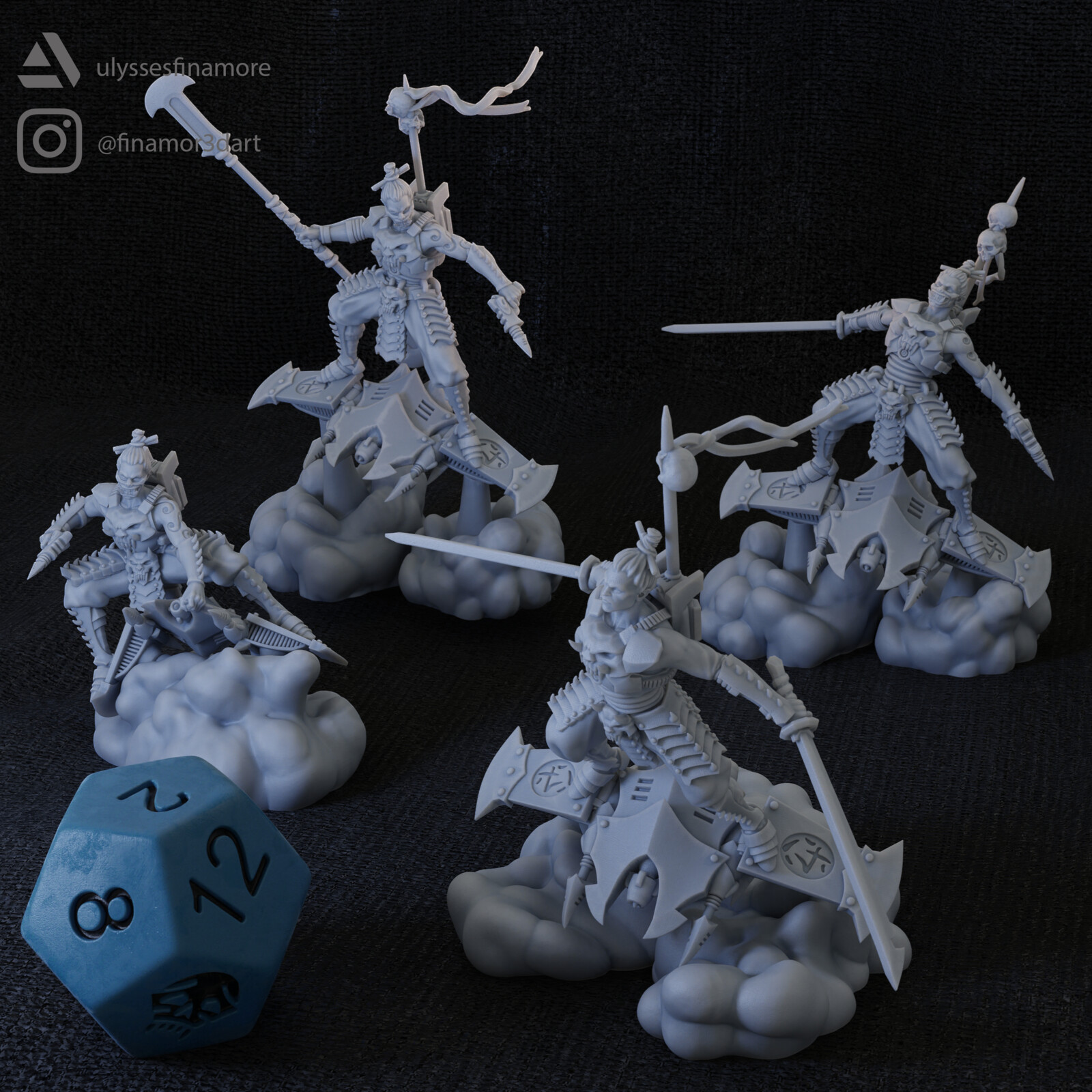 Ulysses Finamore - Miniature 32mm- Sky_Elves - Collection