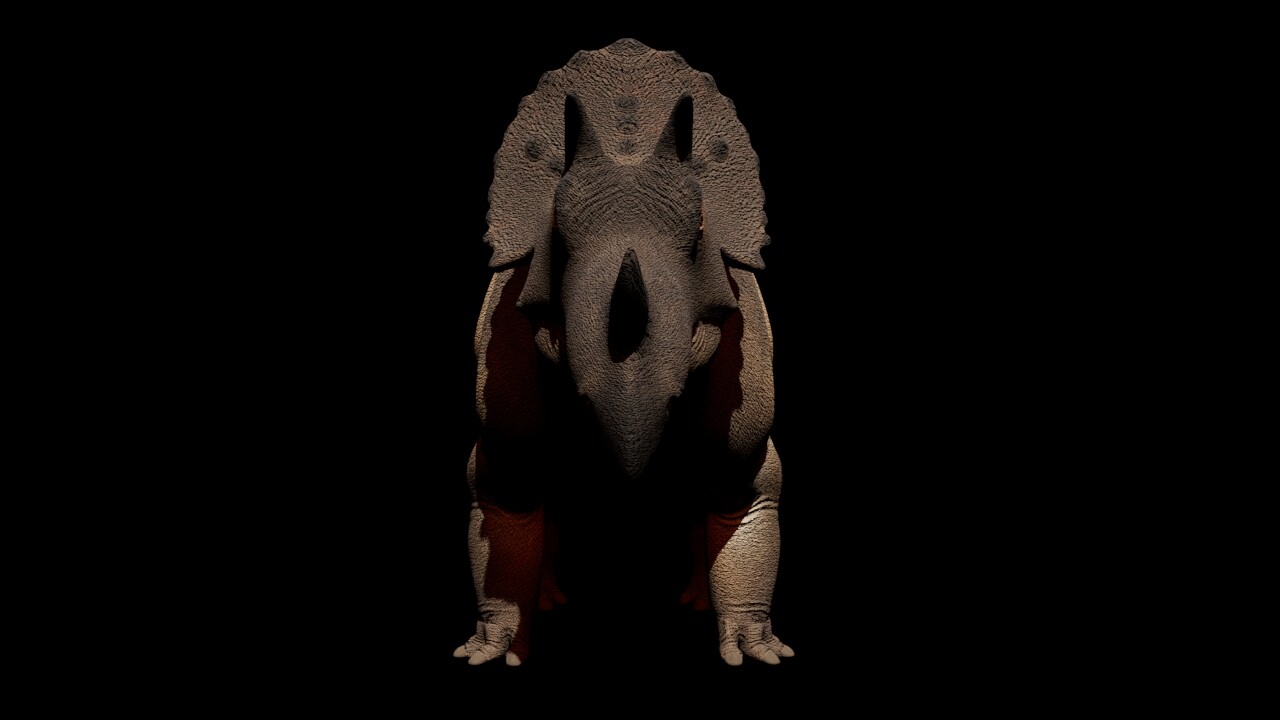 ArtStation - Tatankaceratops Model