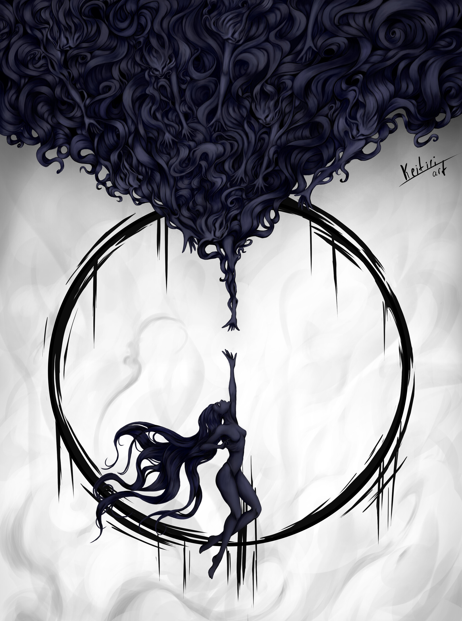 ArtStation - When the darkness calls your soul.