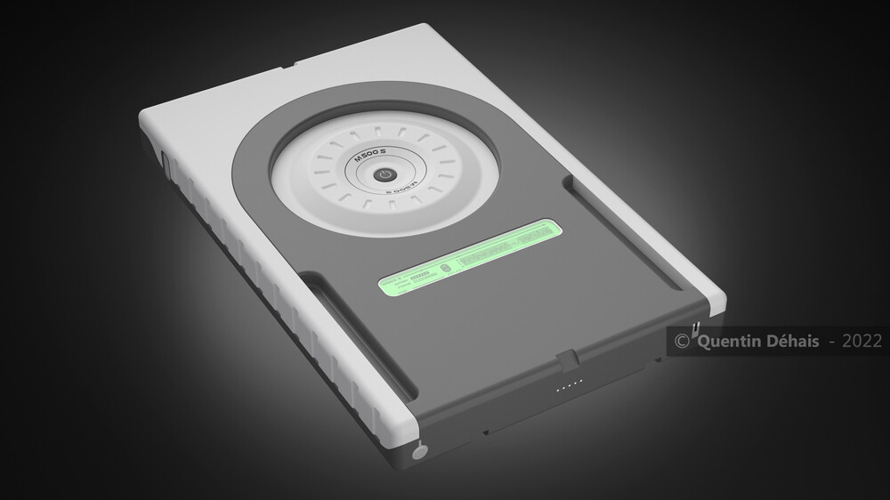 ArtStation - Futuristic hard disk