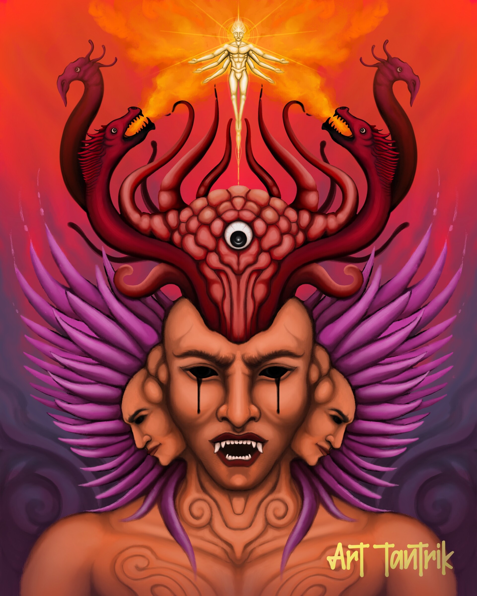 ArtStation - Eldritch Brain Monster