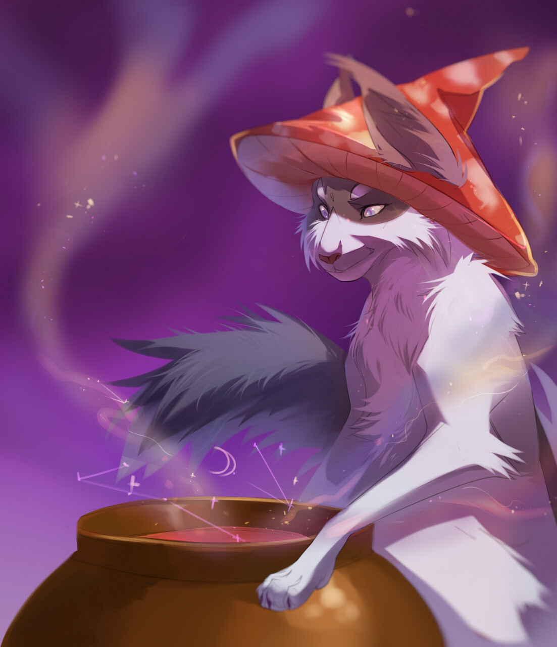 ArtStation - Witch cat