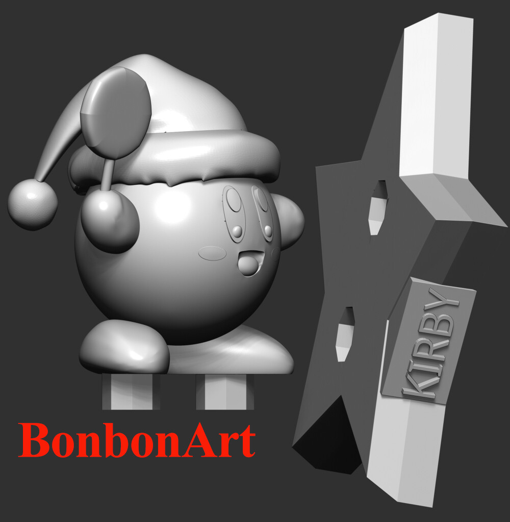 Bon Bon Art - Kirby - Christmas
