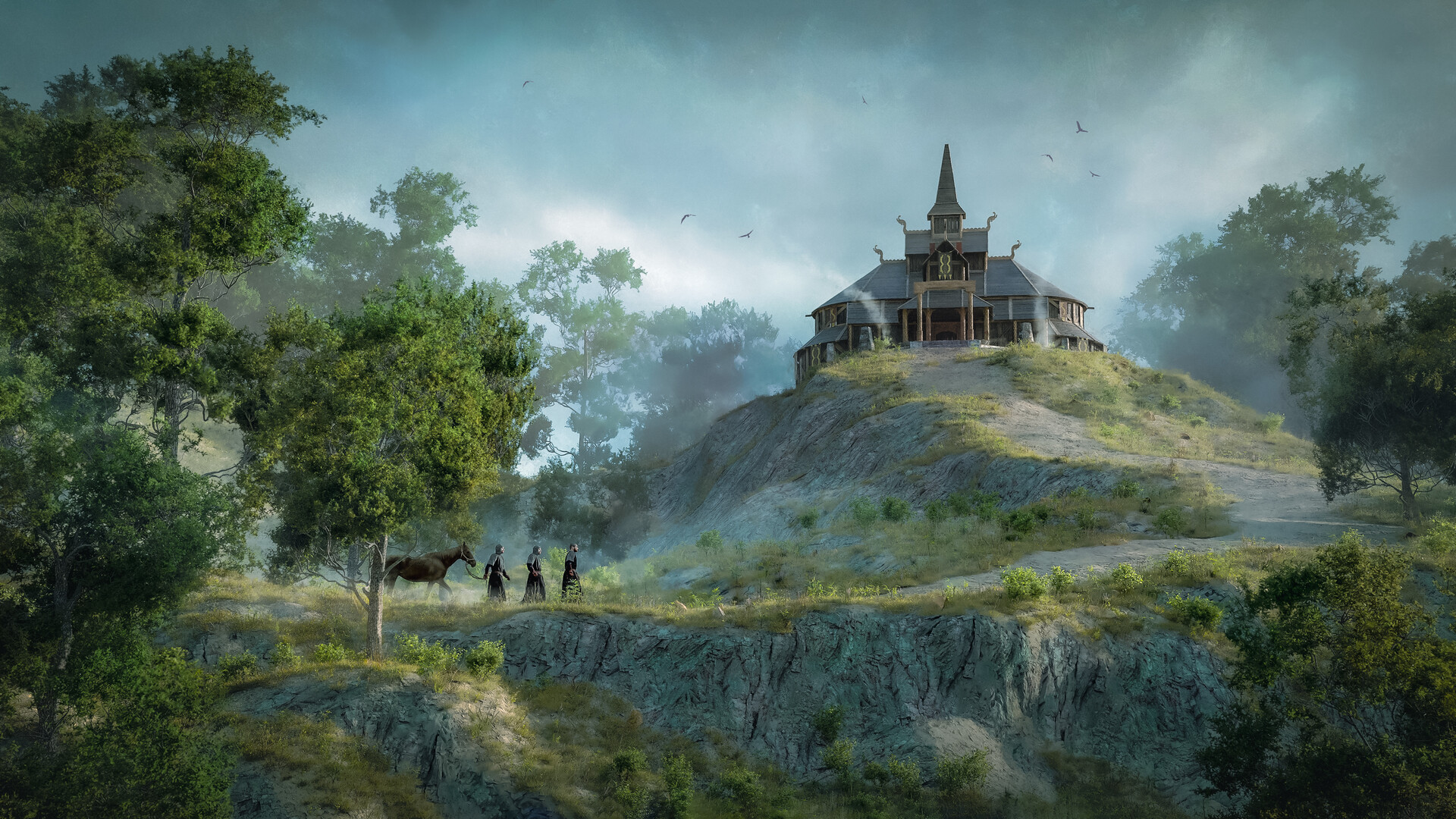 ArtStation - Viking Temple