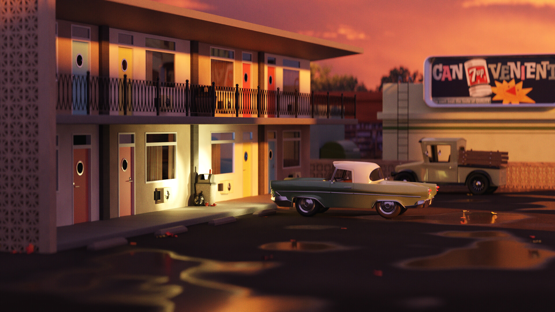 ArtStation - Sunset Drive