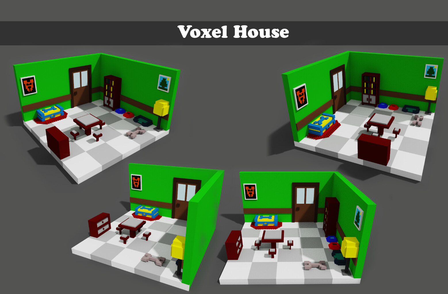 ArtStation - Voxel House