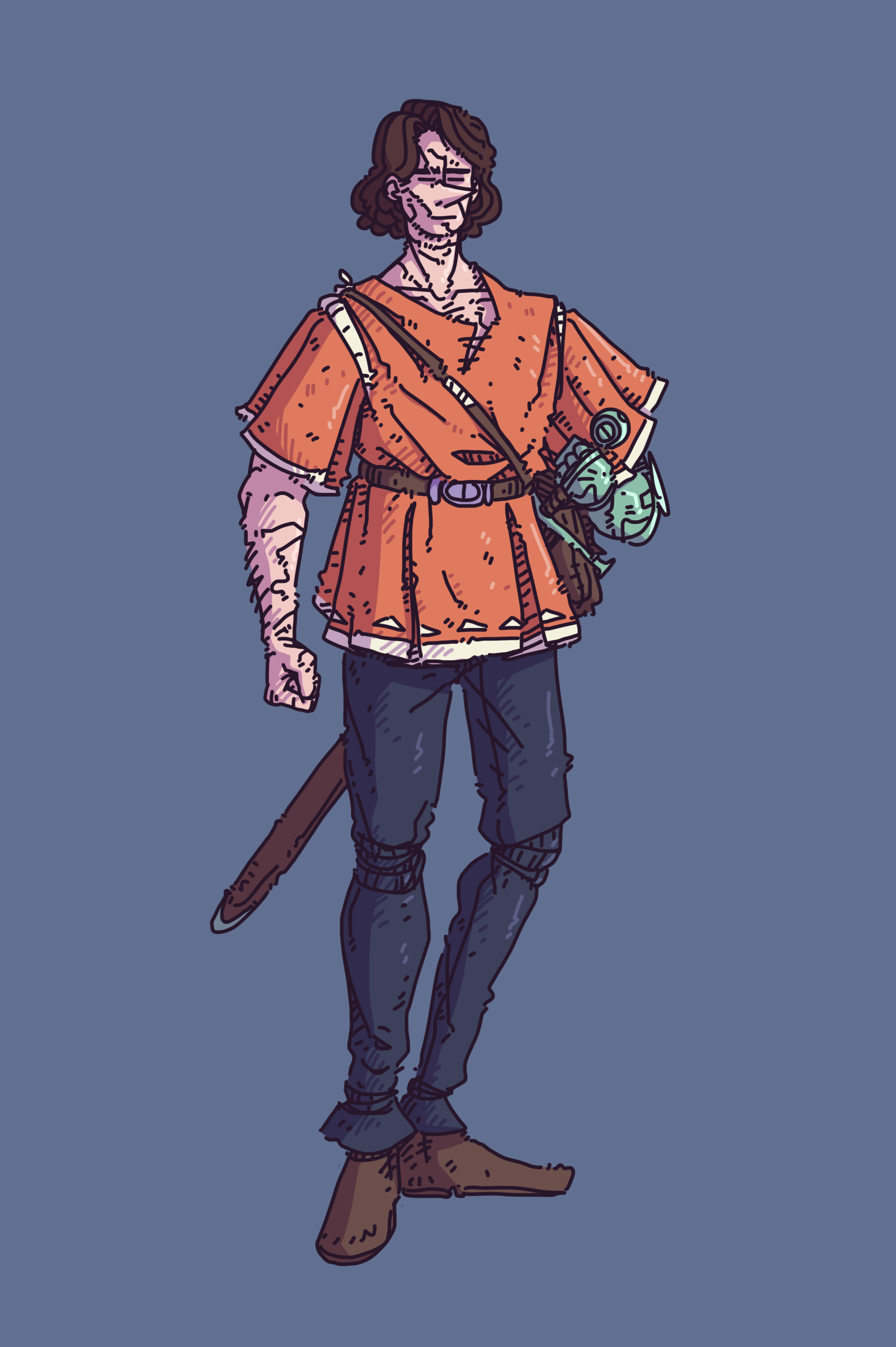 ArtStation - Magic Knight, Unarmoured