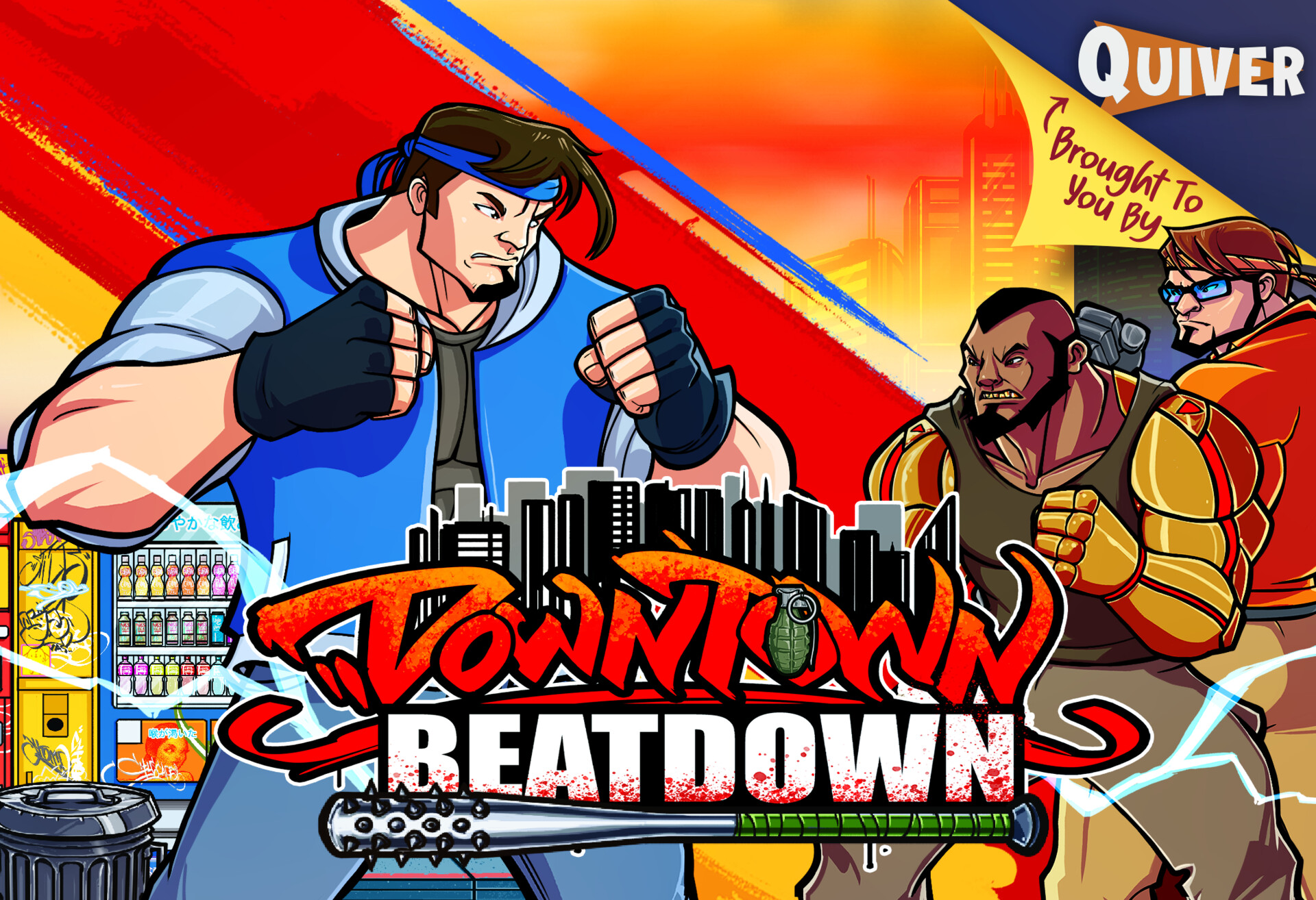 ArtStation - Downtown Beatdown Cover Art & Logo