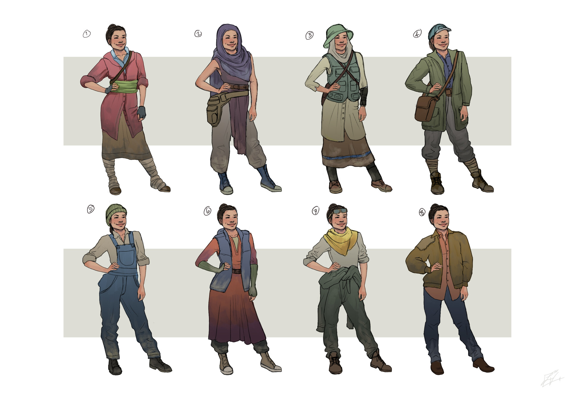 Lucas Ventura - Kelly - Post-apocalyptic NPC (An Experiment)