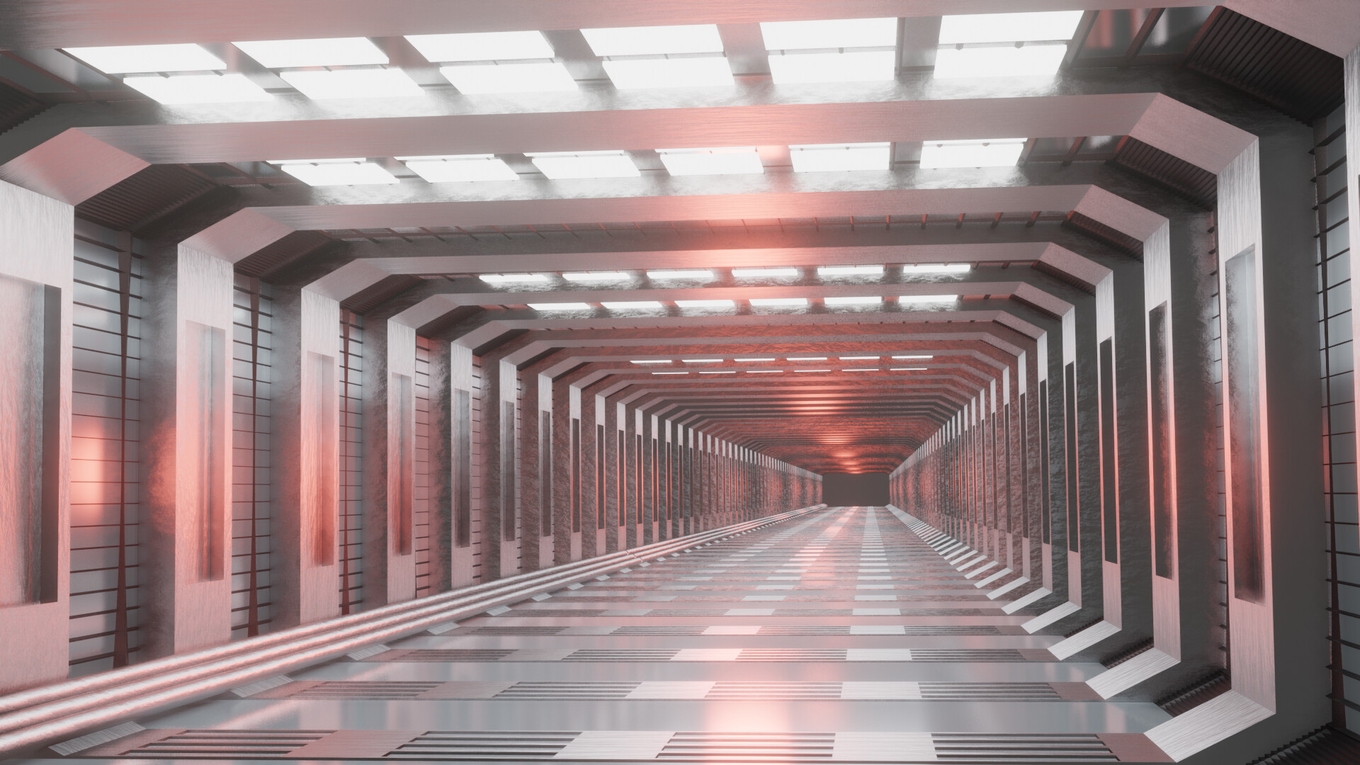 ArtStation - Sci-fi hall