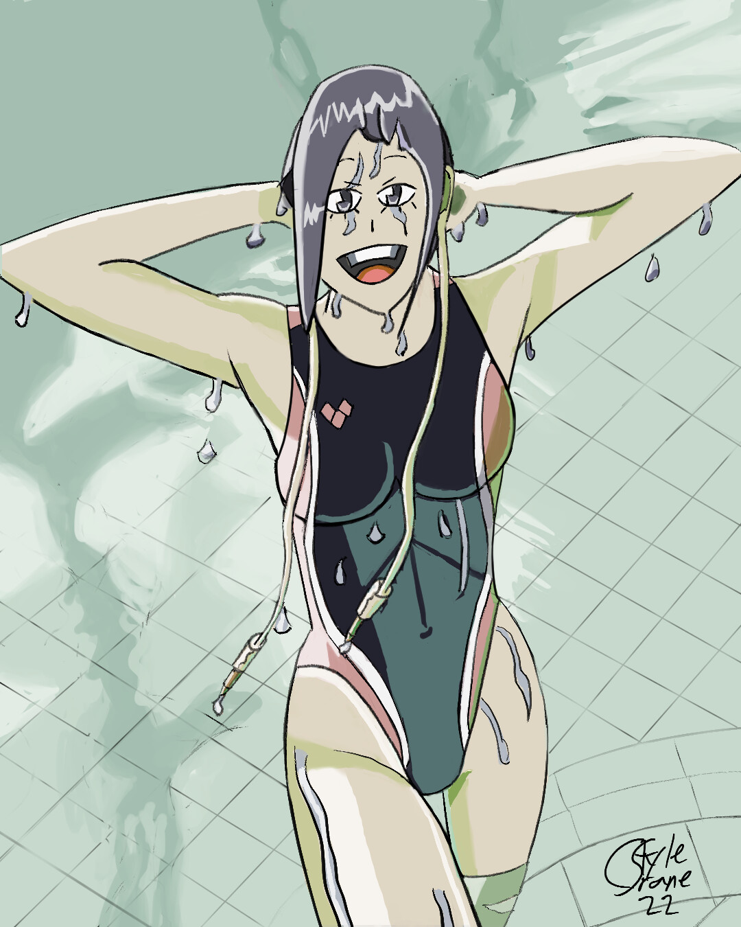 ArtStation - Jiro Kyoka Swim Training 7/15/22