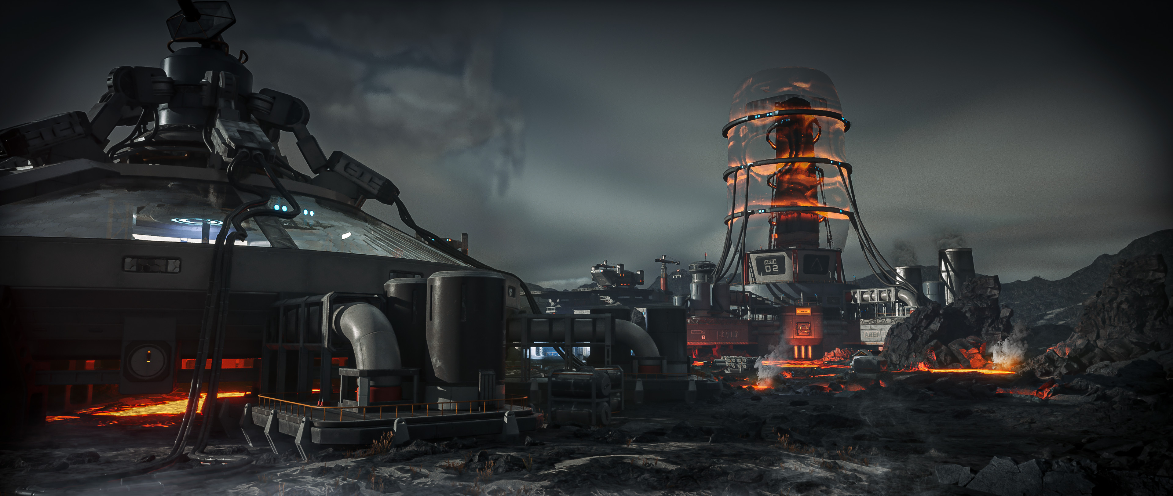 Haoliang Yang - #KB3Dchallenge LavaPlanet mining district