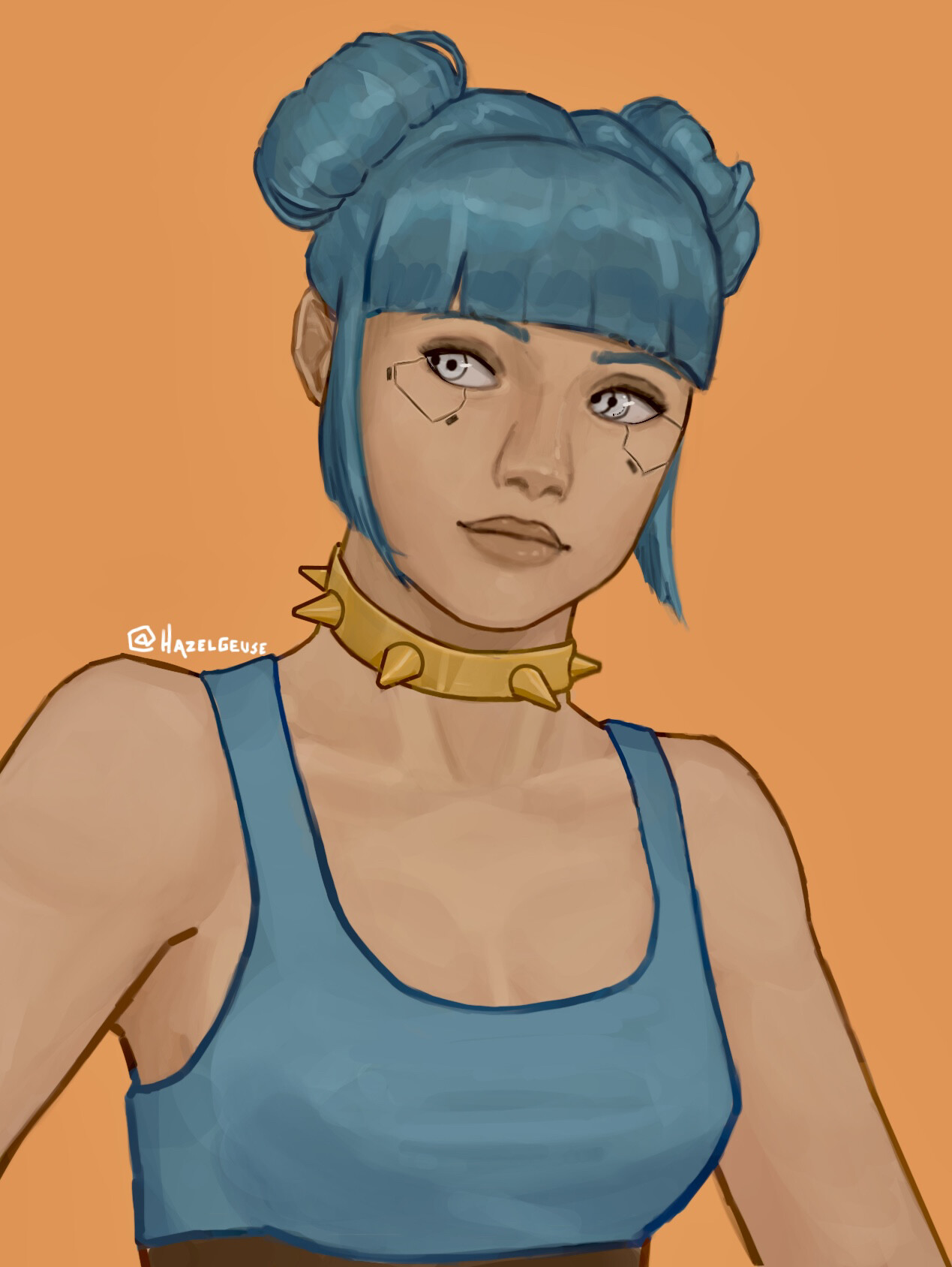 ArtStation - Cyberpunk 2077: Blue Moon