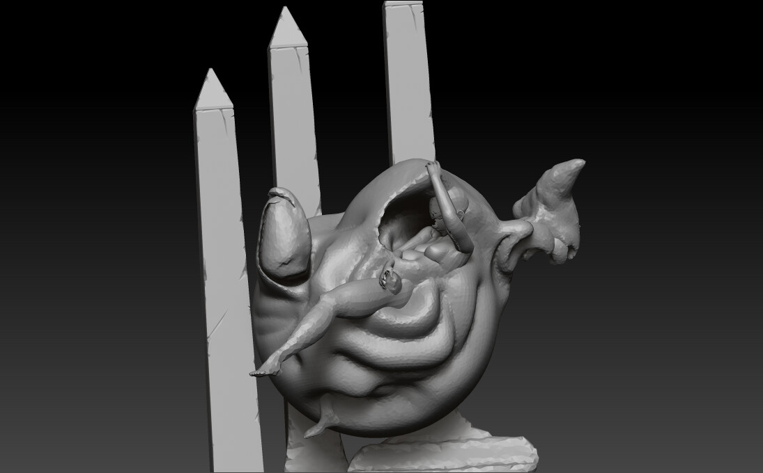 ArtStation - for Fathi Mahmoud white sails statue 1-