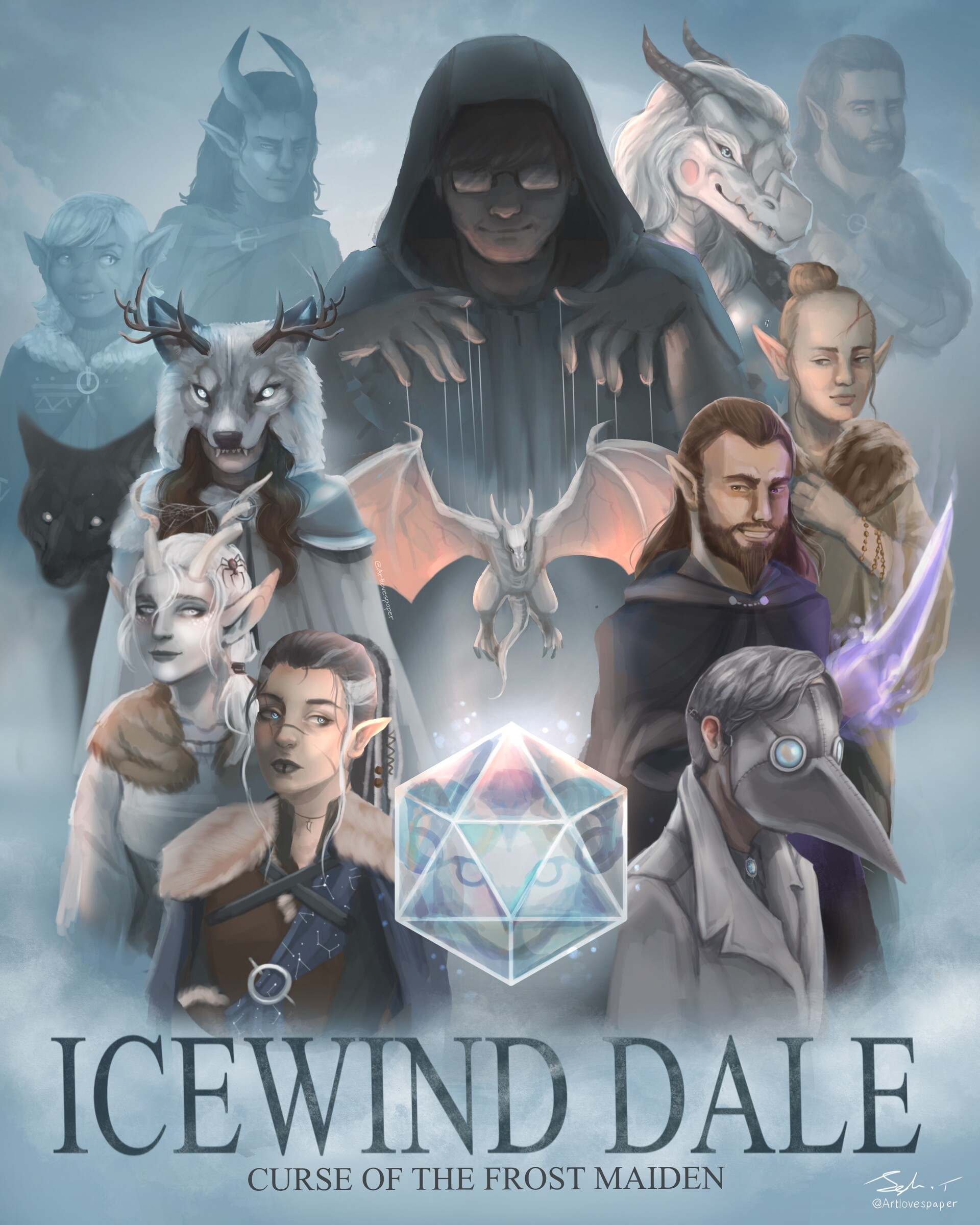 ArtStation - Icewind Dale group poster