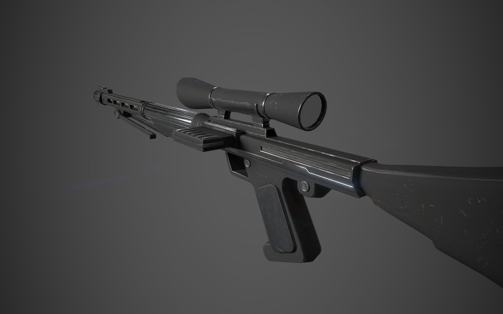 ArtStation - Republic Sniper Rifle STAR WARS