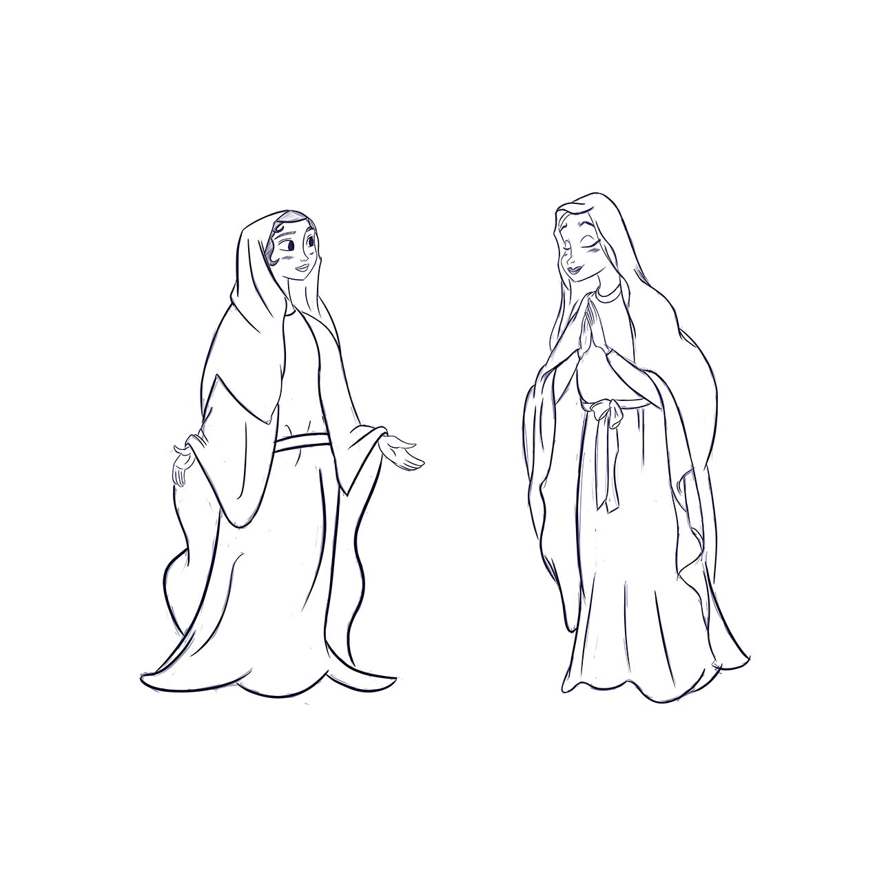 st mary magdalene coloring page