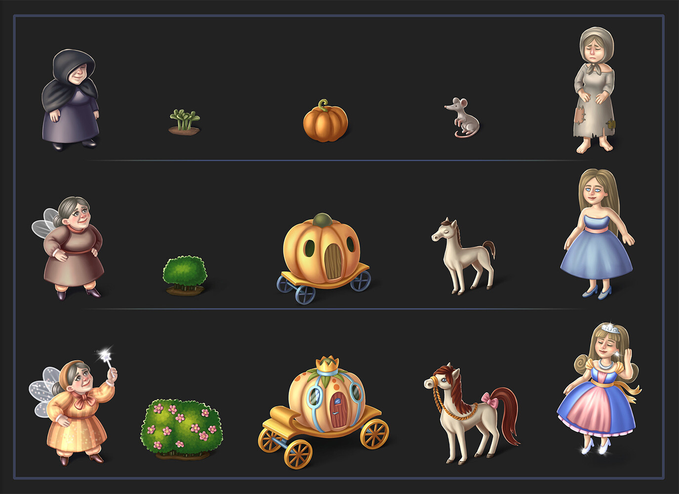 Ksena Go - Mobile game art