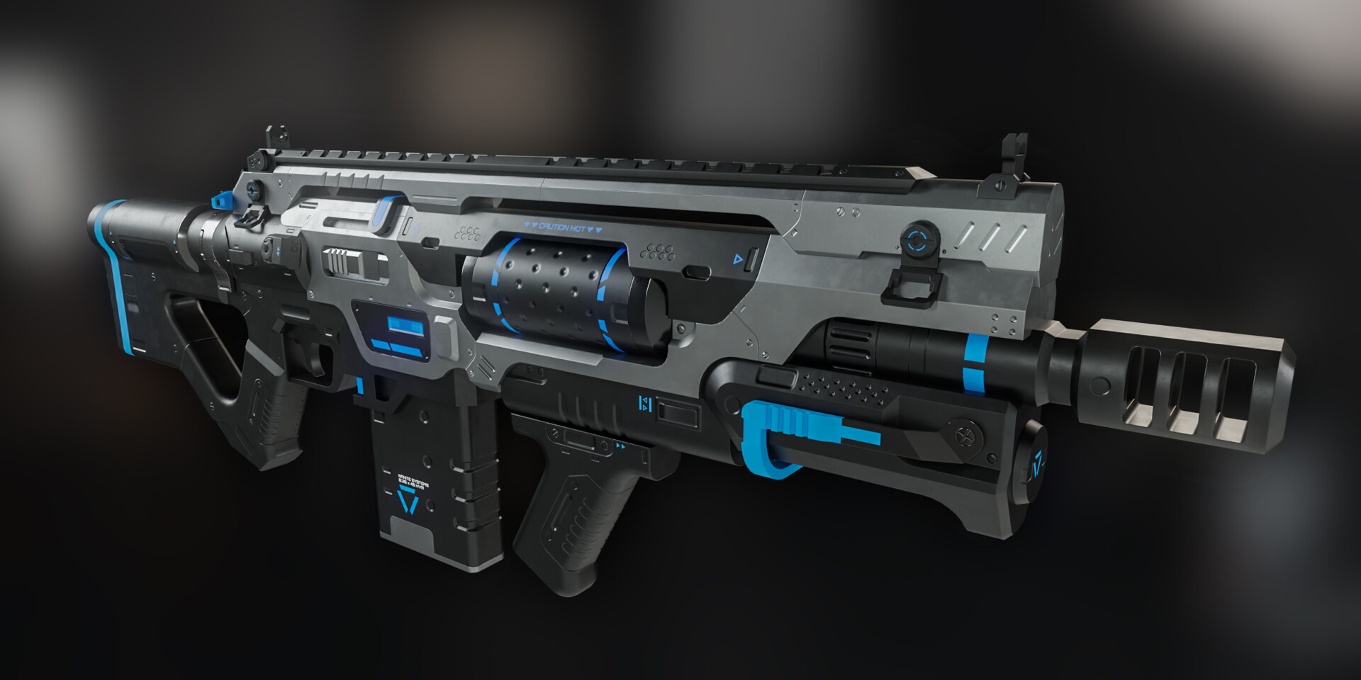 ArtStation - NANITE SYSTEMS Assault Rifle
