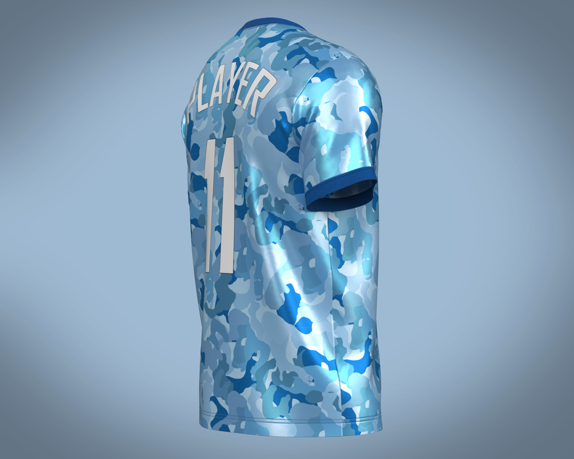 Clothing Axis - Soccer Camo Football Jersey Player 11