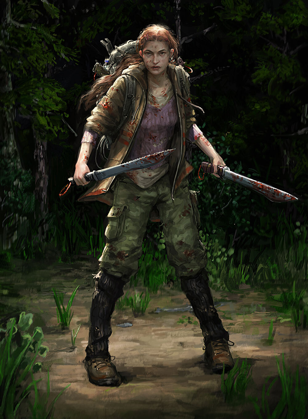 ArtStation - Fighting Zombies