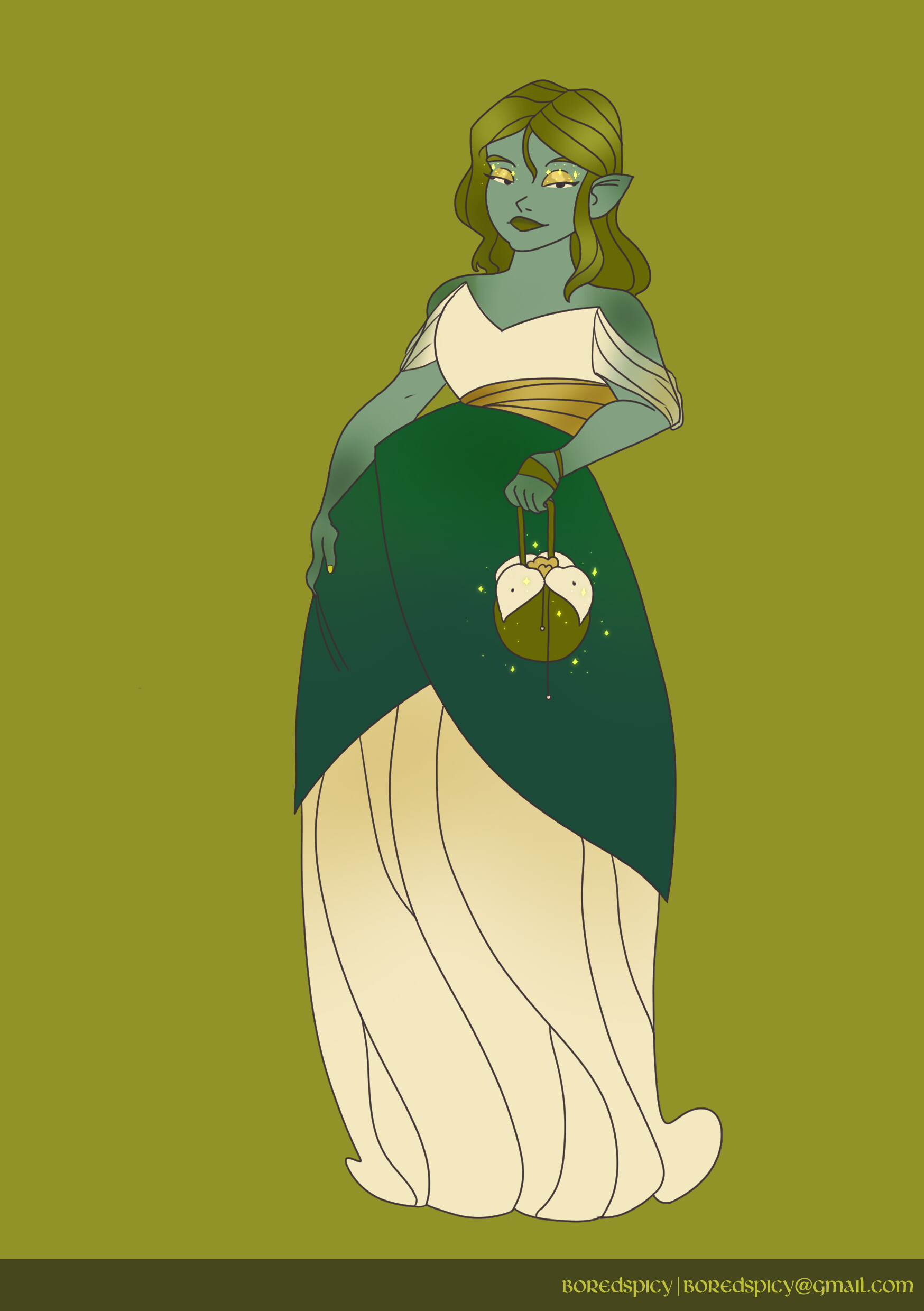 ArtStation - A fairy folk and her magic purse