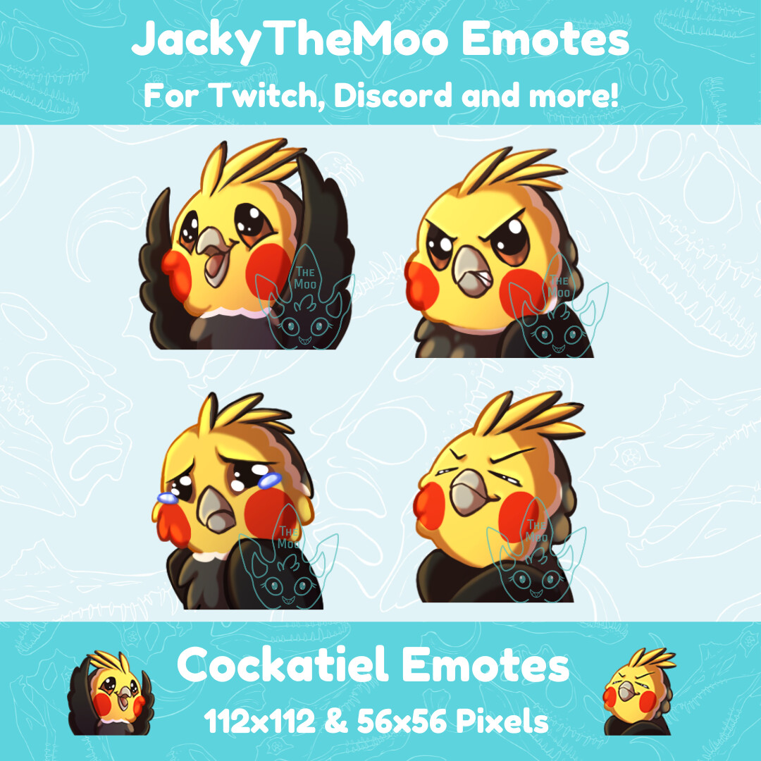ArtStation - Cockatiel Emotes