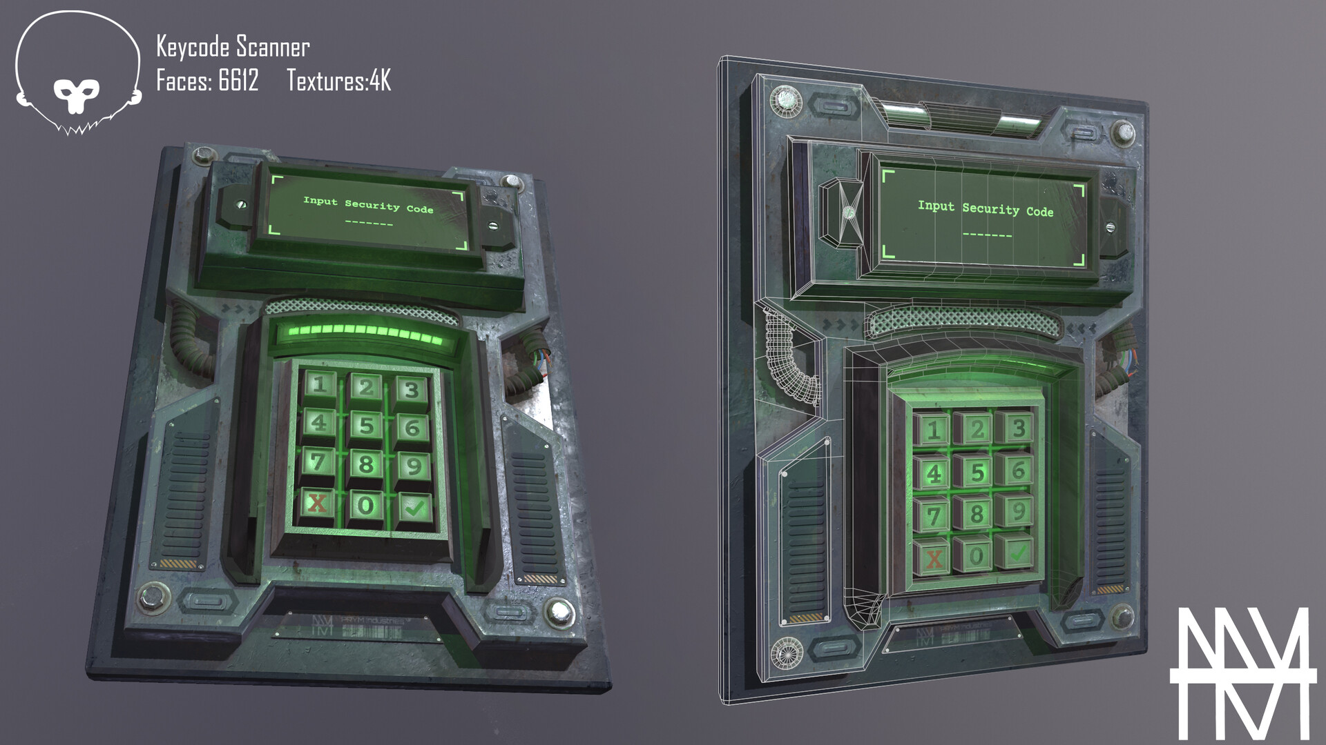 Concept Futuristic Keypad