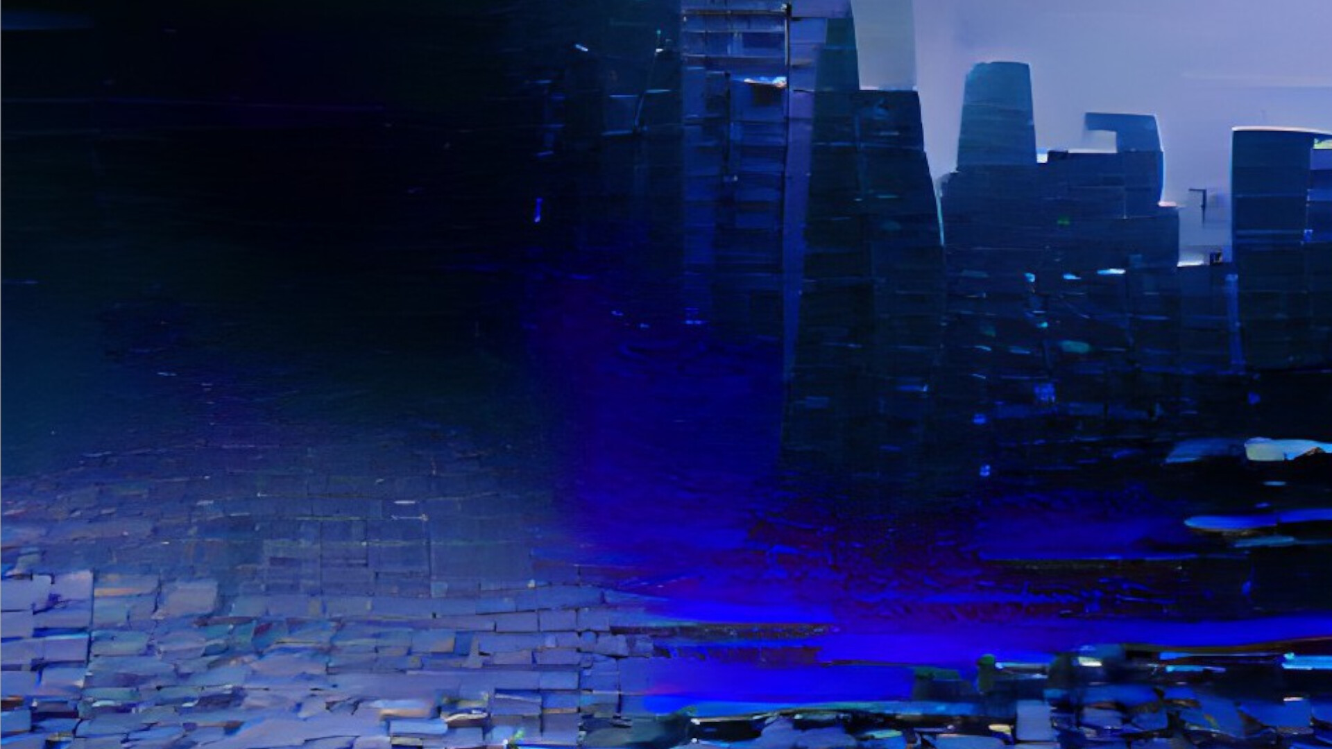 ArtStation - blue night