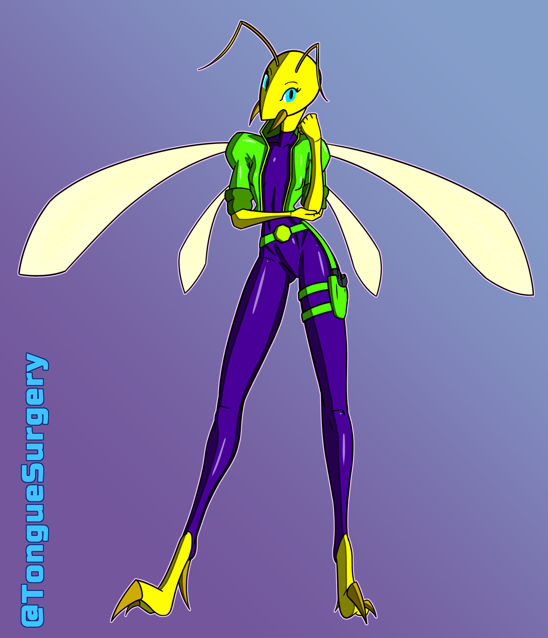 Kevin Altman Anthro Wasp Girl