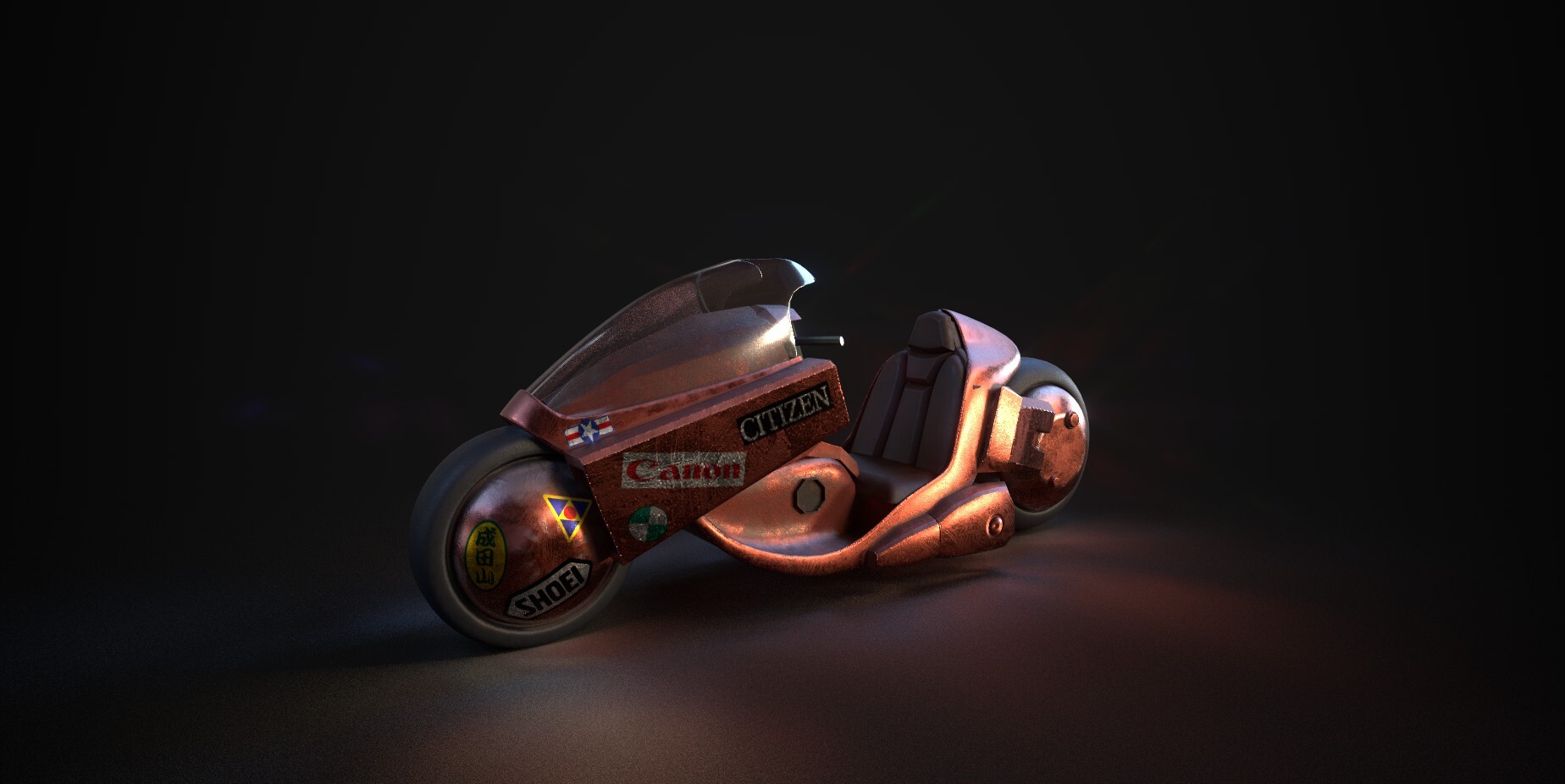 ArtStation - KANEDA'S BIKE (AKIRA)