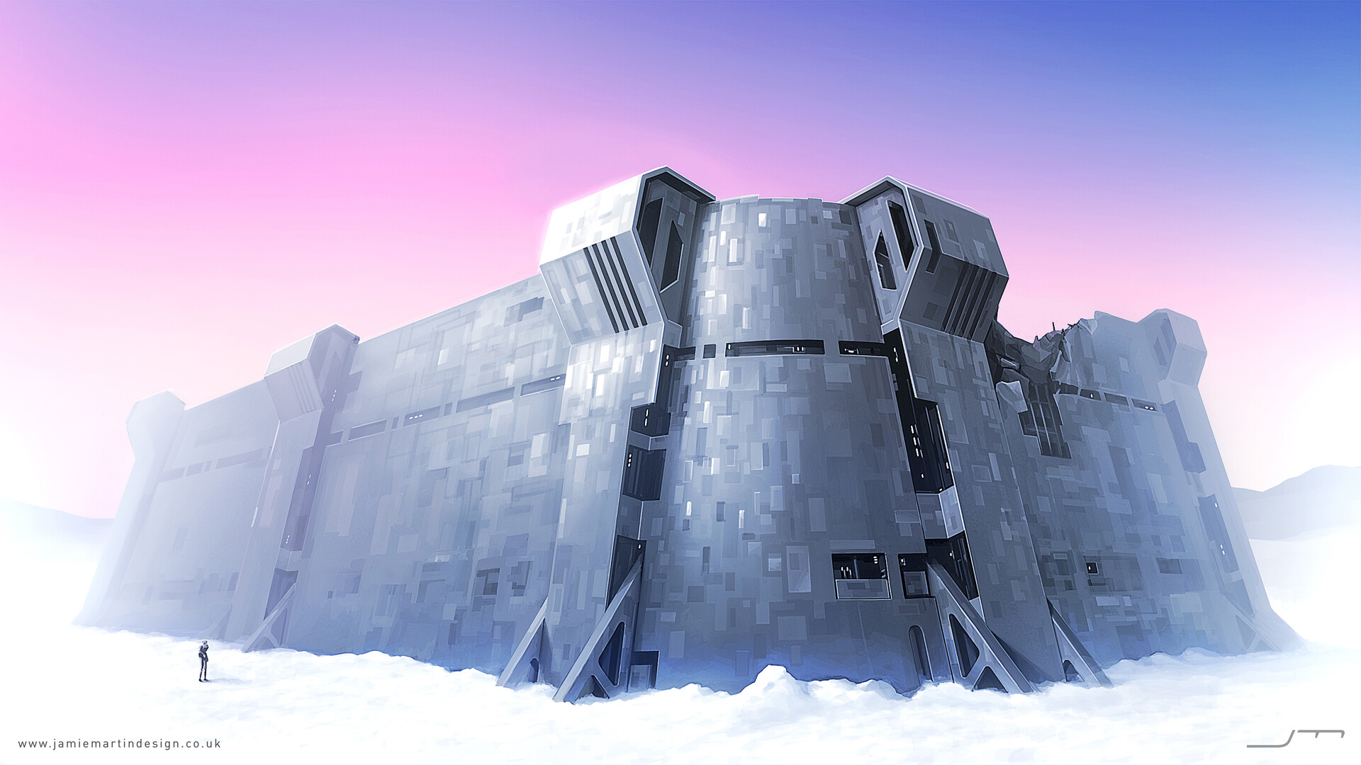 Jamie Martin - SciFi Fortress - concept art