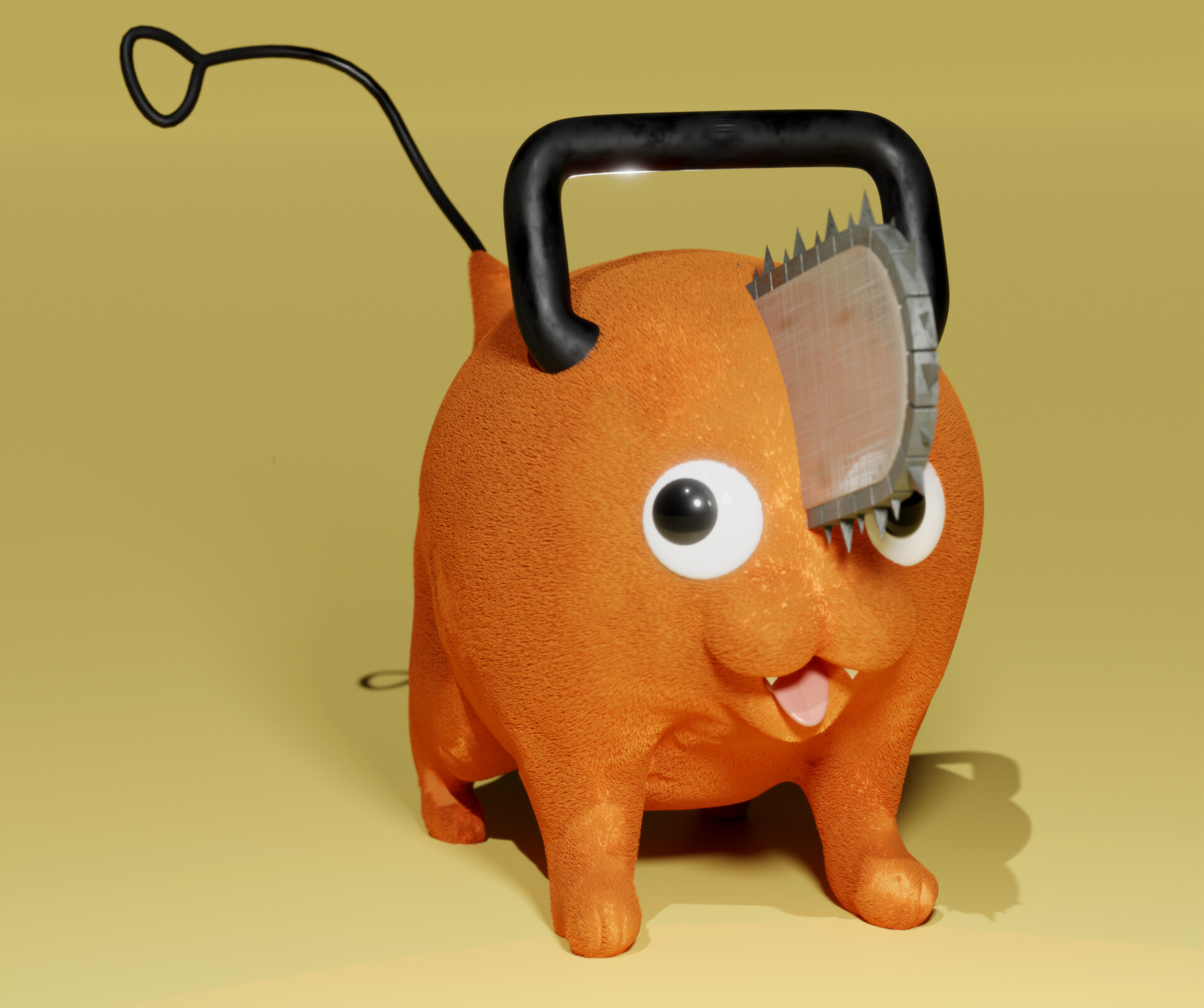 ArtStation - Pochita (Chainsaw Man) - 3d Fanart