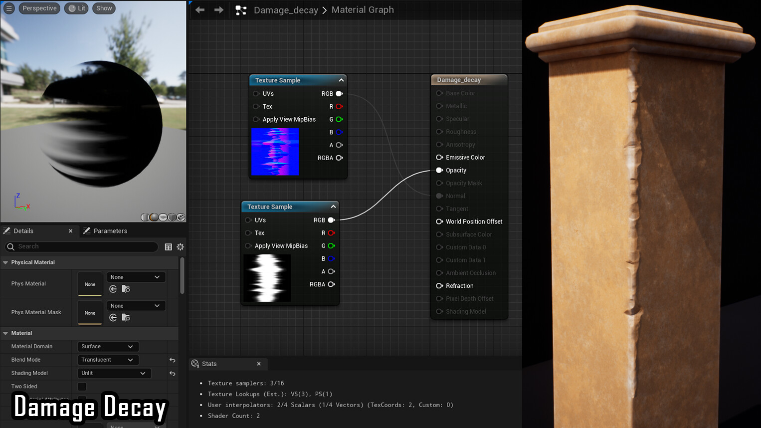 Hrushikesh Jadhav - Roman Modular Game Enviornment - (UE5/Maya/Zbrush)