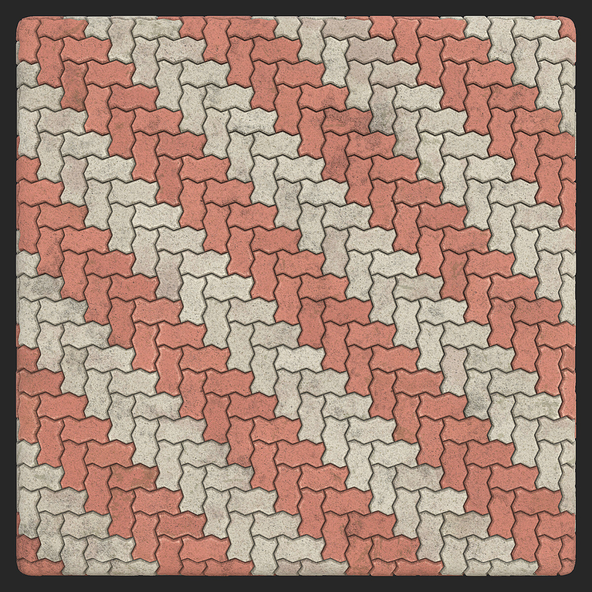 TextureCan - Zigzag Unipaver Blocks in Herringbone with Alternating ...