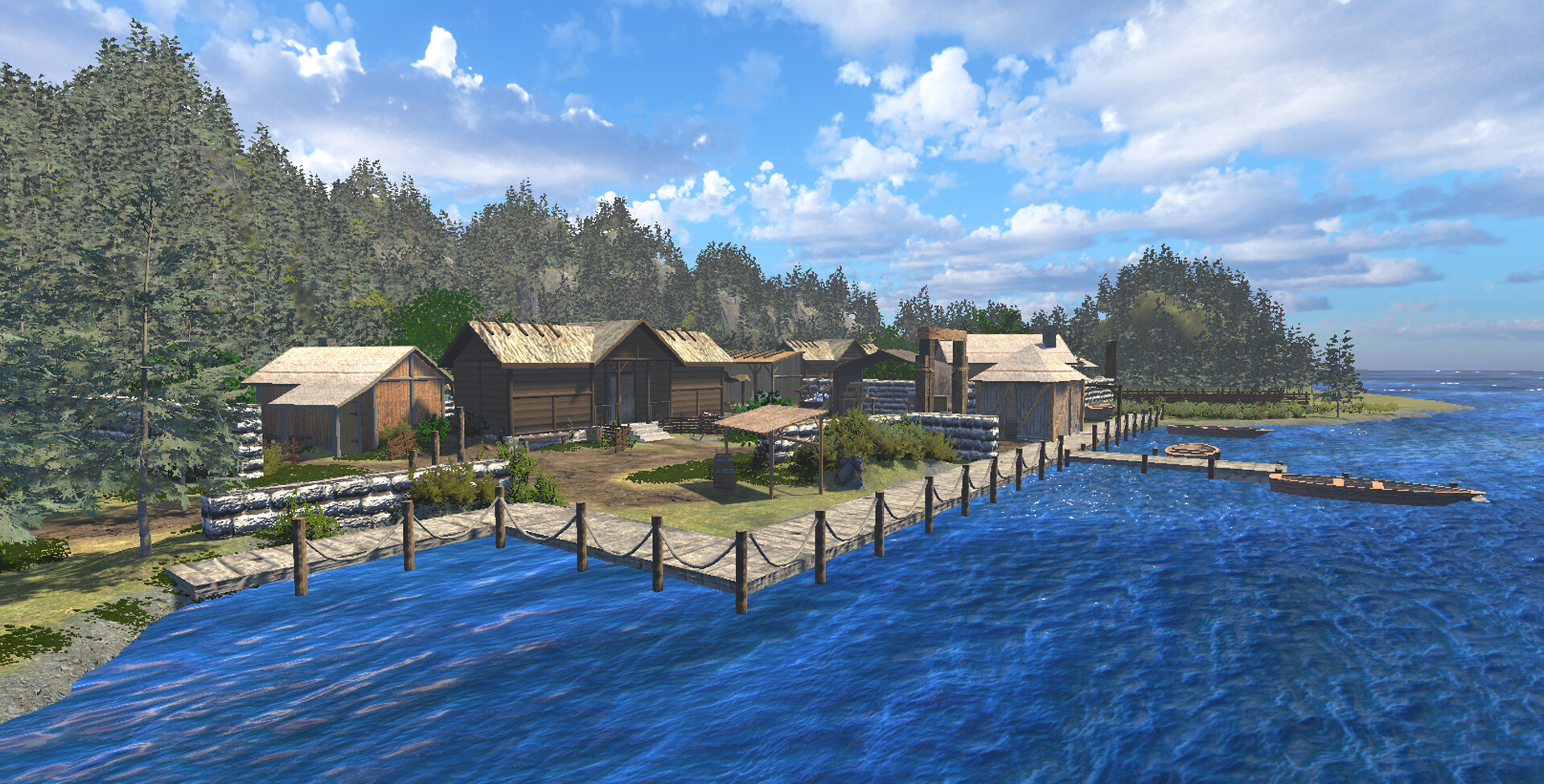 ArtStation - Fishing Village