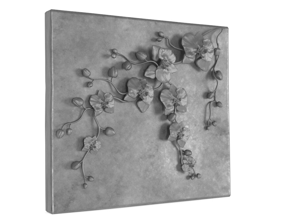 ArtStation - High relief "Orchids"