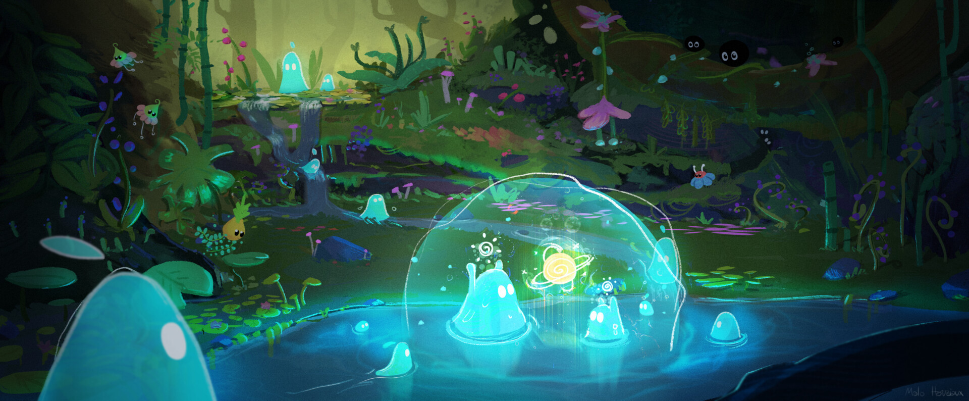 ArtStation - Bubble spell