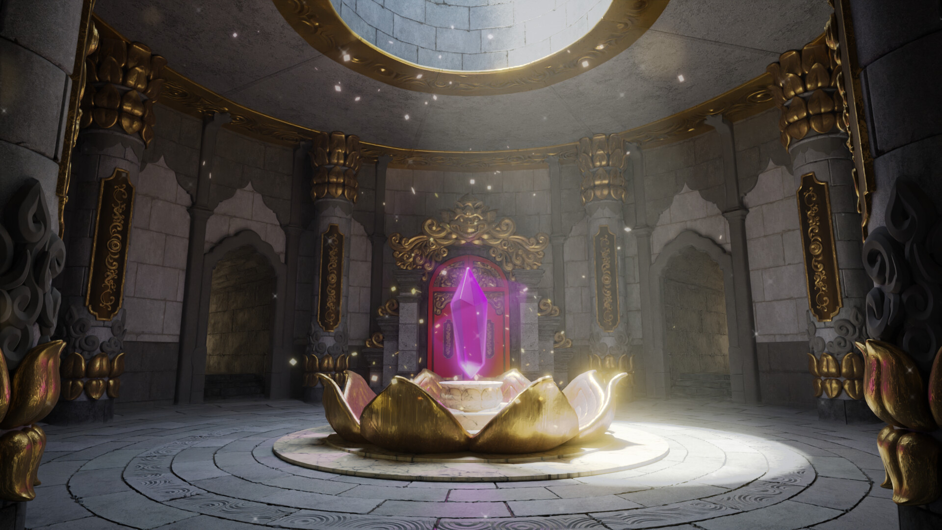 ArtStation - Temple environment 3D concept