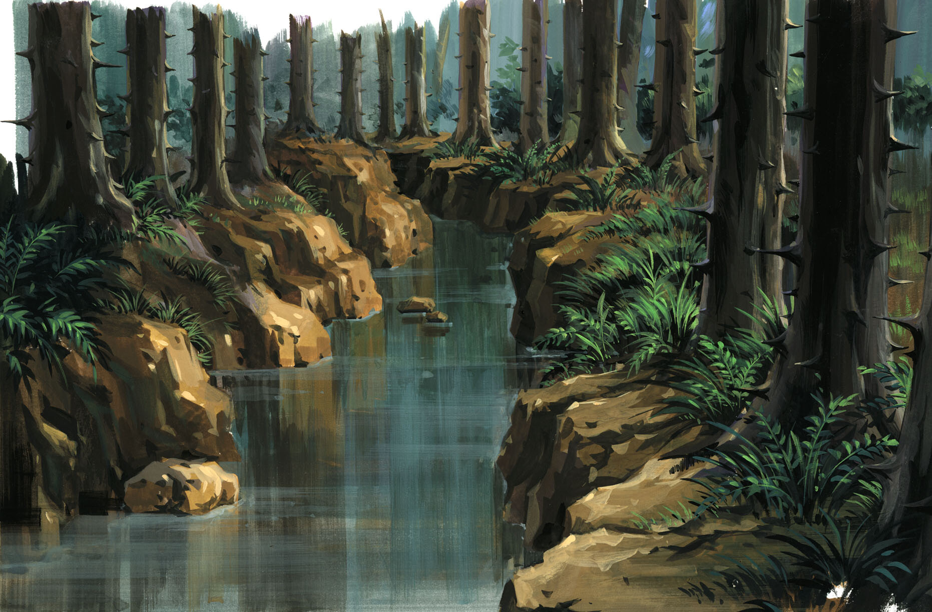 ArtStation - Forest of thorns-01