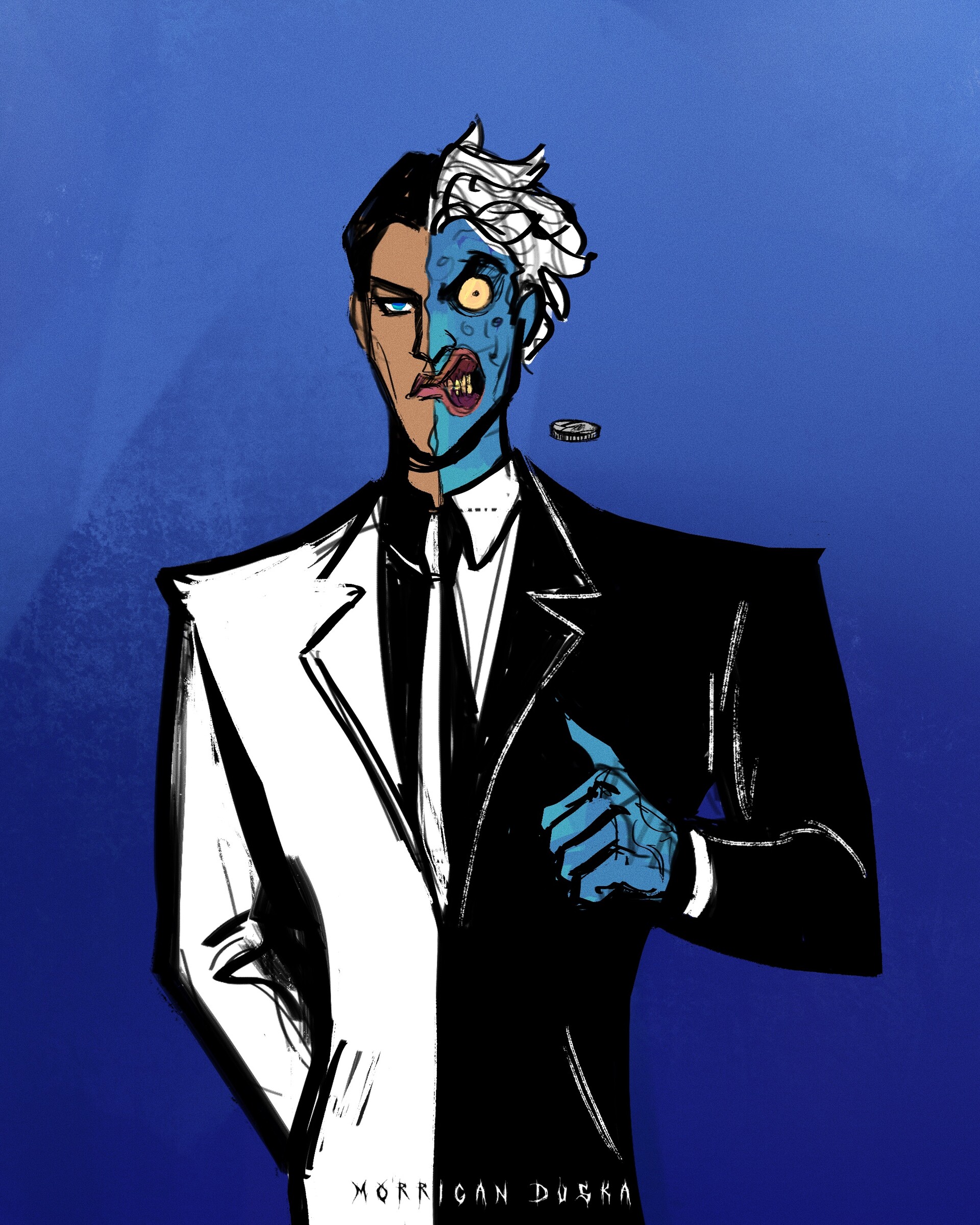 ArtStation - Harvey "two-face" Dent