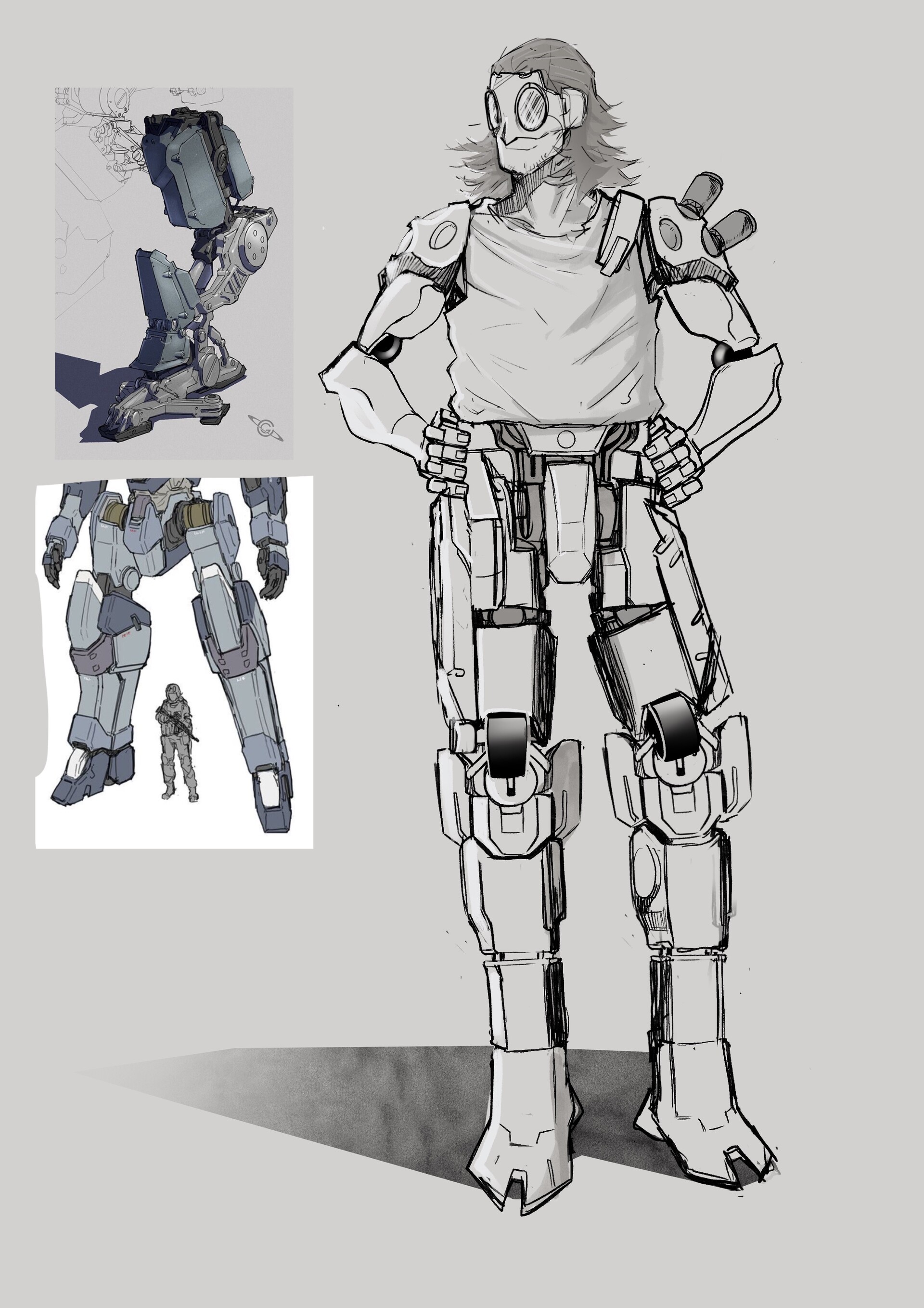 ArtStation - Mech study