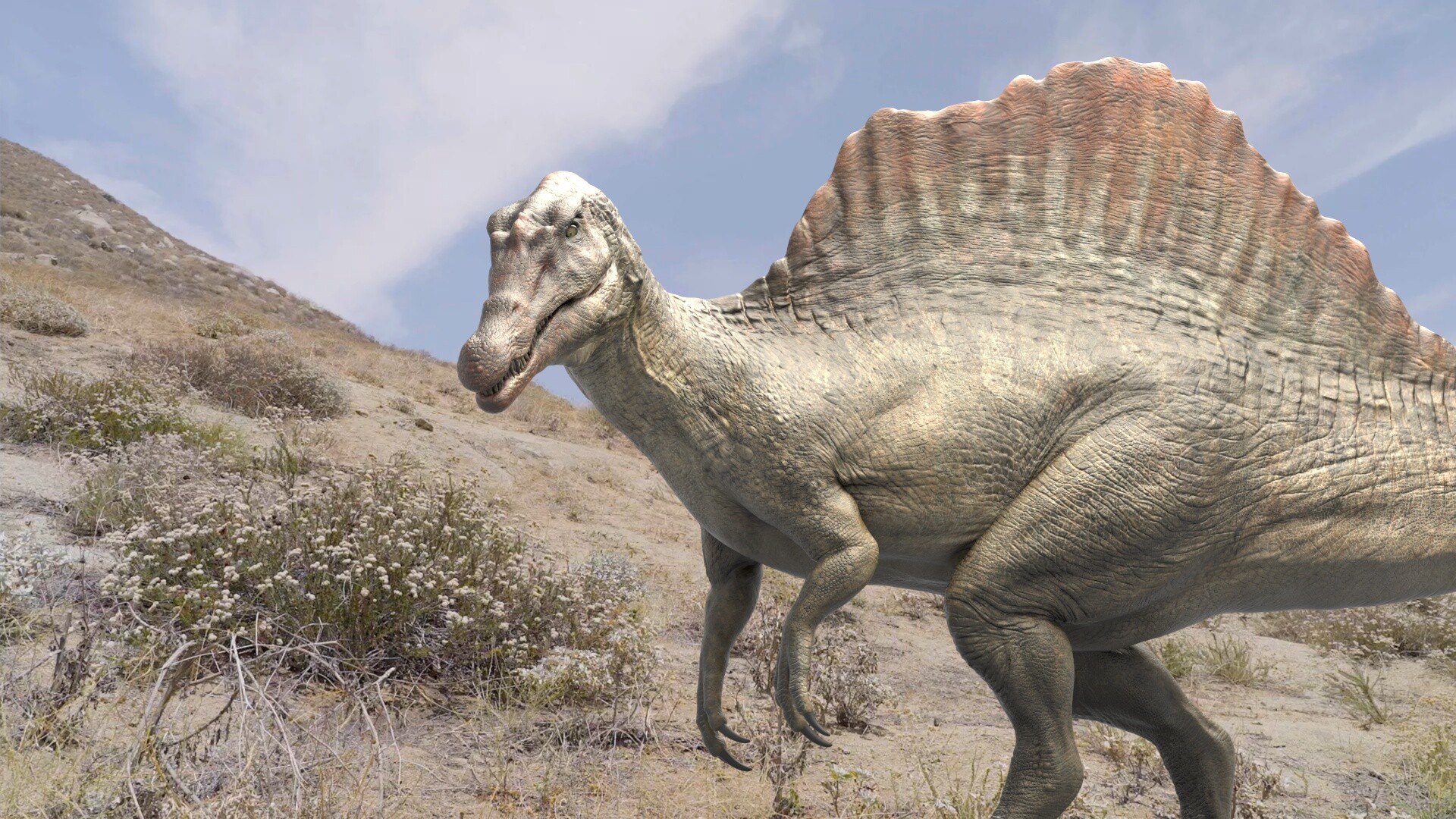 Isabel Raymond - Spinosaurus Texturing/Lighting Render Tests