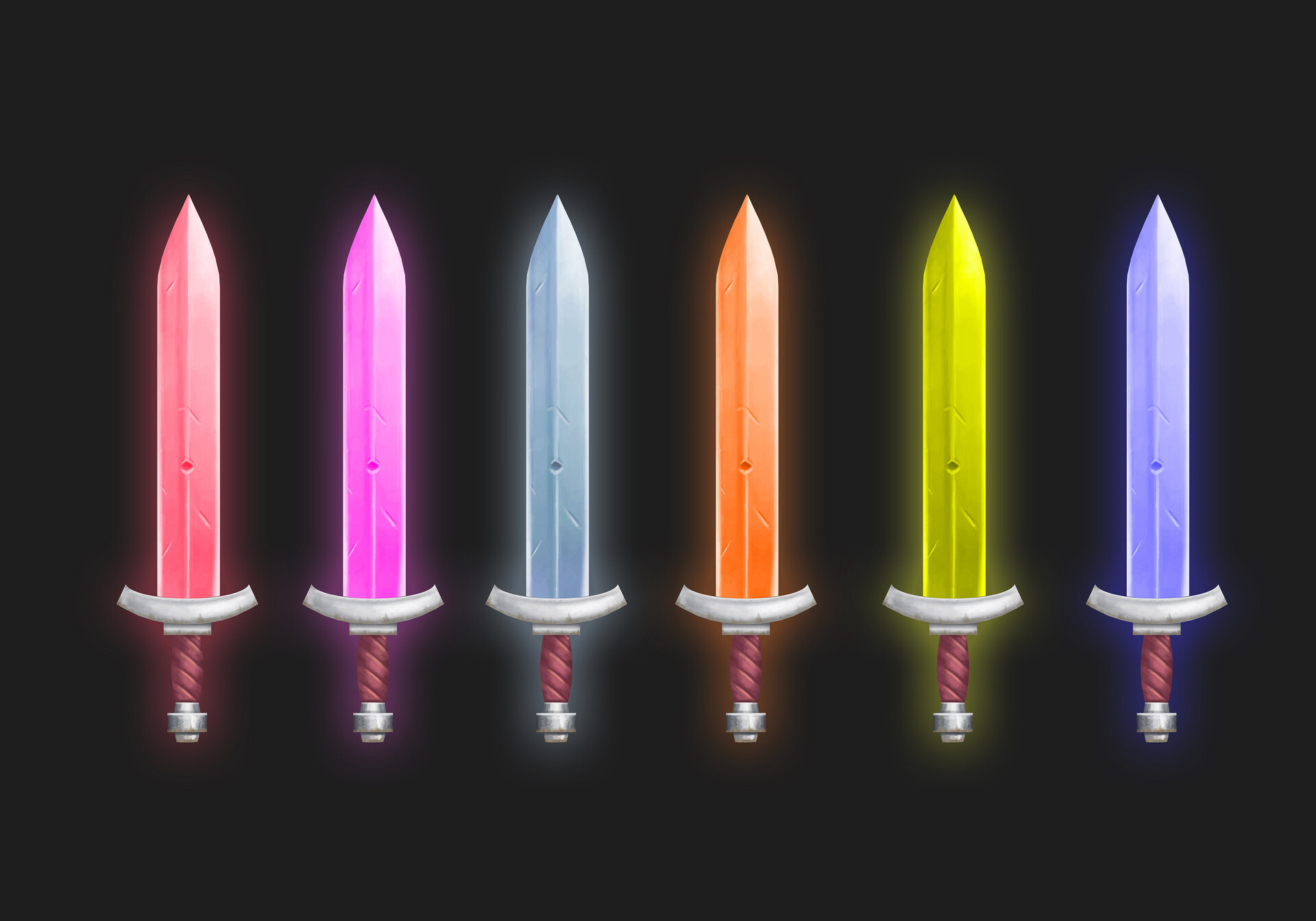 ArtStation - Elemental Swords