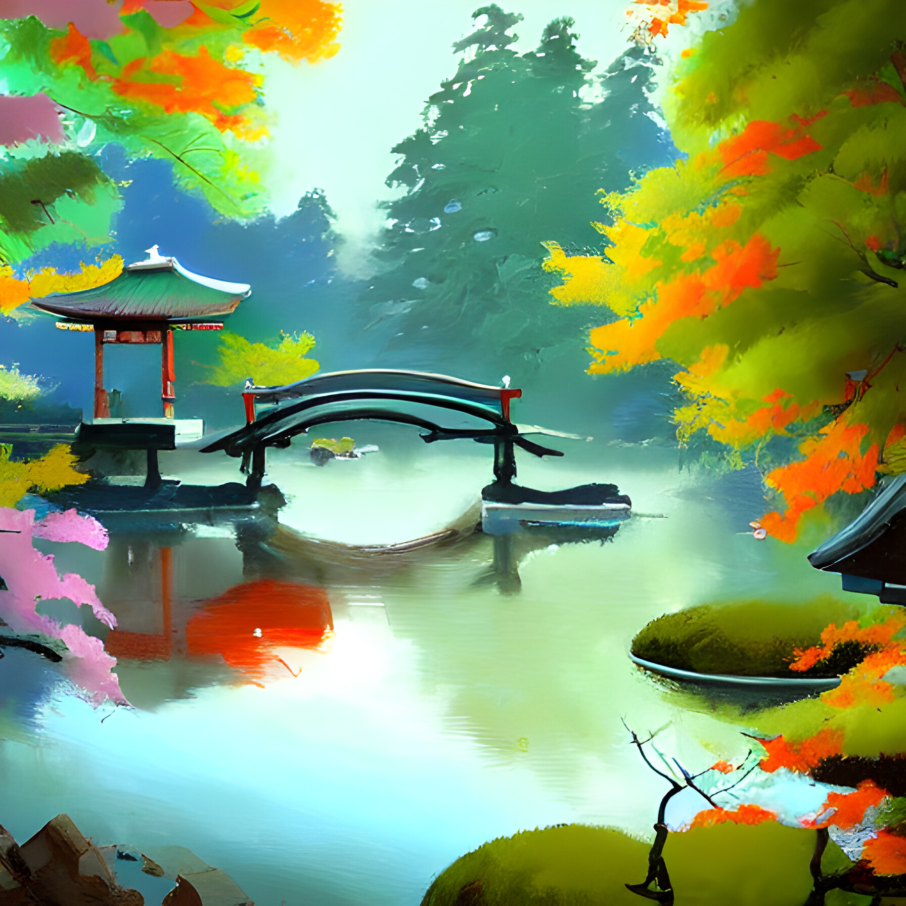 ArtStation - Japanese Lake